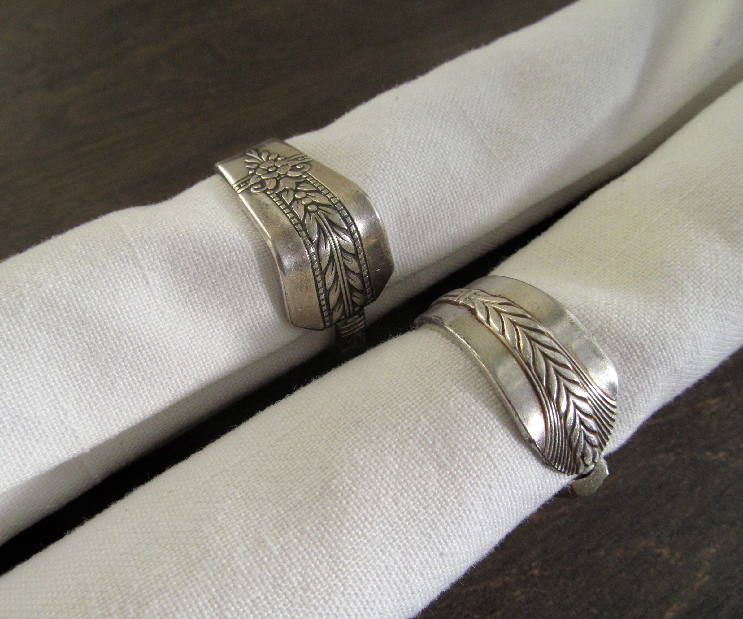 How to Make Napkin Rings From Silverware (Square or Round) : 5 Steps ...
