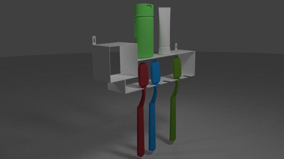3D Model Stand Toothbrush : 3 Steps - Instructables