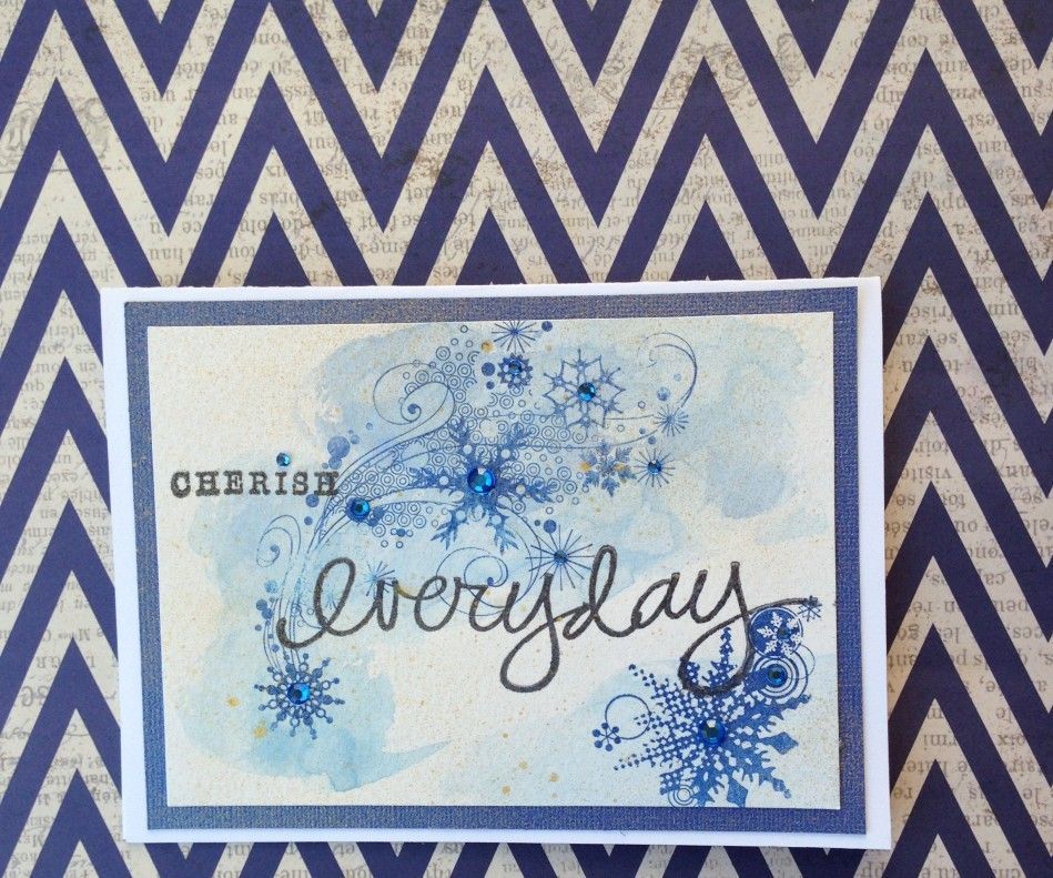 SNOWFLAKE STAMPED WATERCOLOR CARD : 6 Steps - Instructables