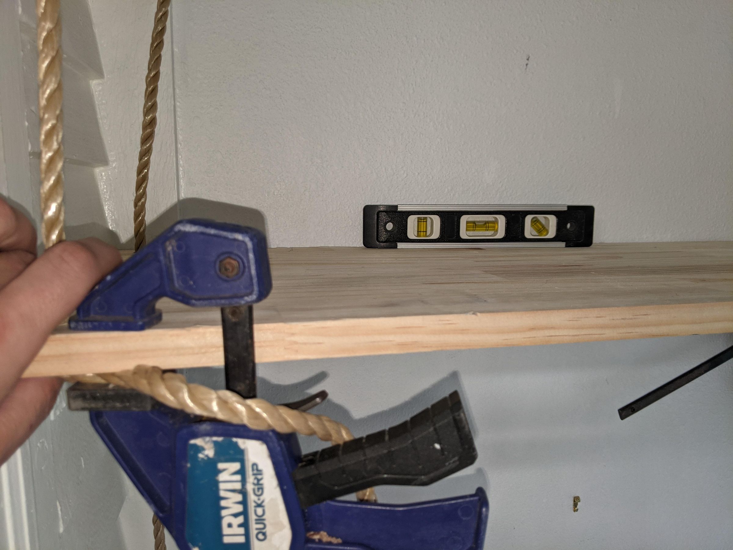 Suspended Rope Shelf : 5 Steps - Instructables