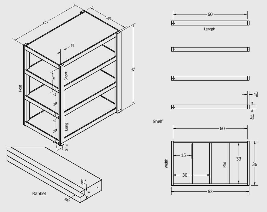 Sturdy Wood Storage Shelving for Garage or Basement : 8 Steps (with ...