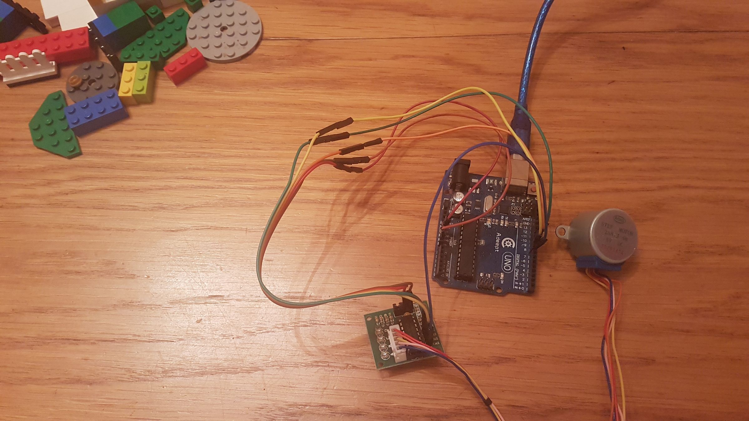 Fish Feeder for 3 Days With LEGO, Arduino and a 28BYJ-48 Stepper Motor ...