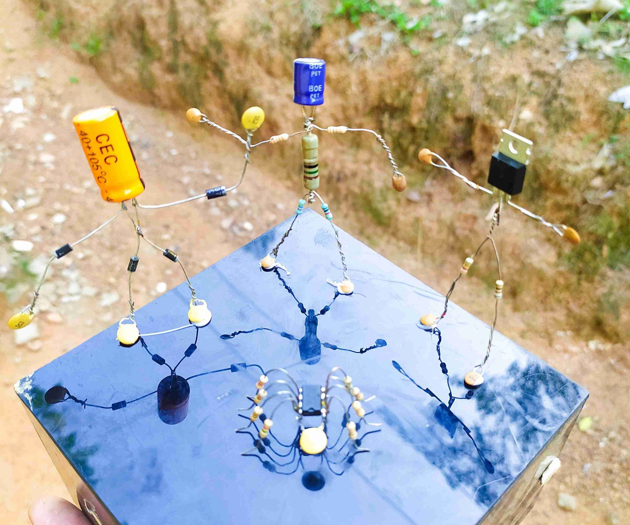 Electronic Component Sculptures : 5 Steps - Instructables