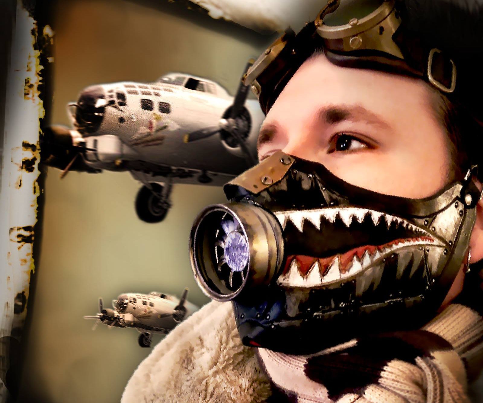 Dieselpunk Bomber Mask! : 4 Steps - Instructables