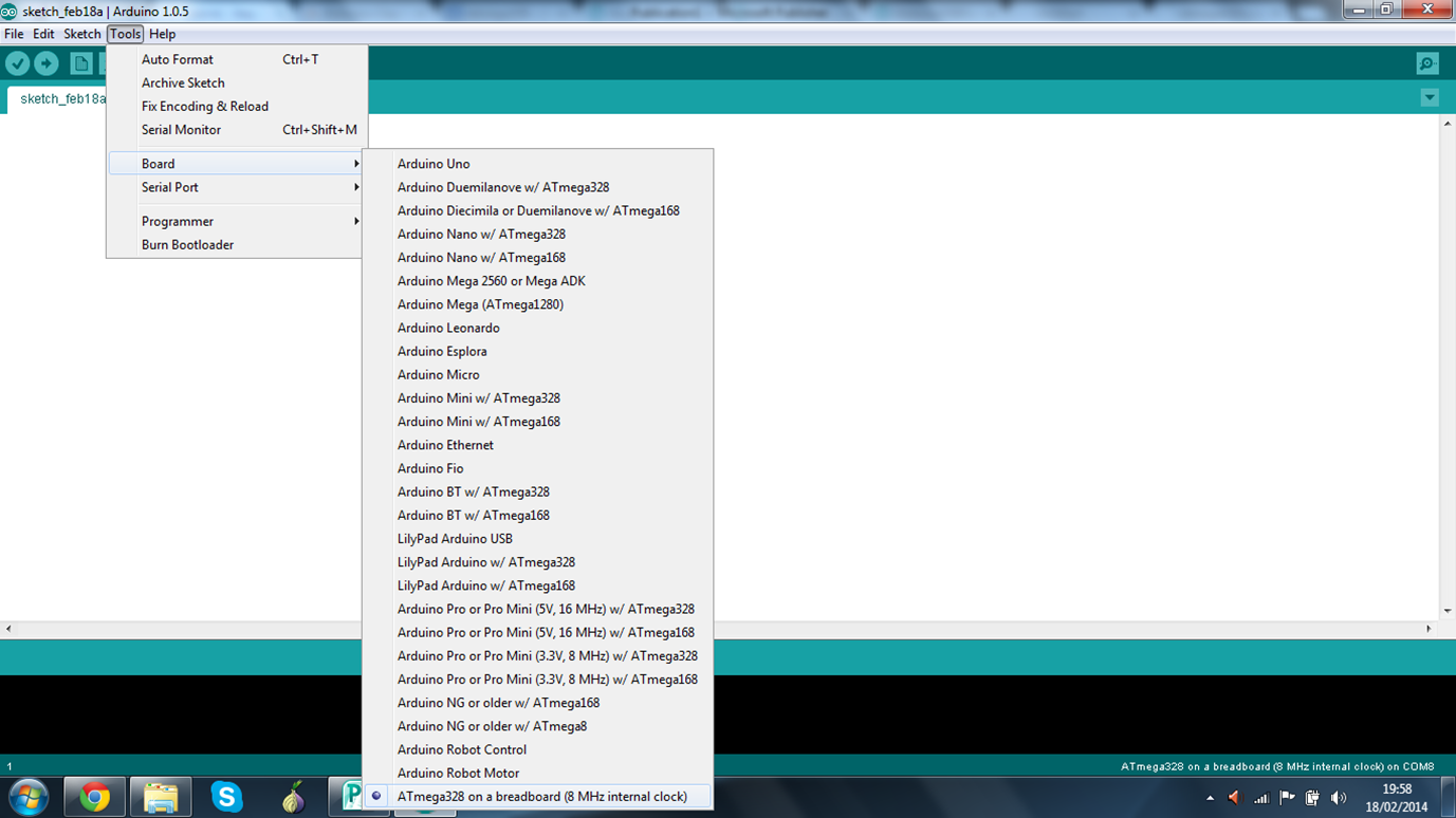 True Atmega Standalone, Running Without Crystal Oscillator (Arduino ...