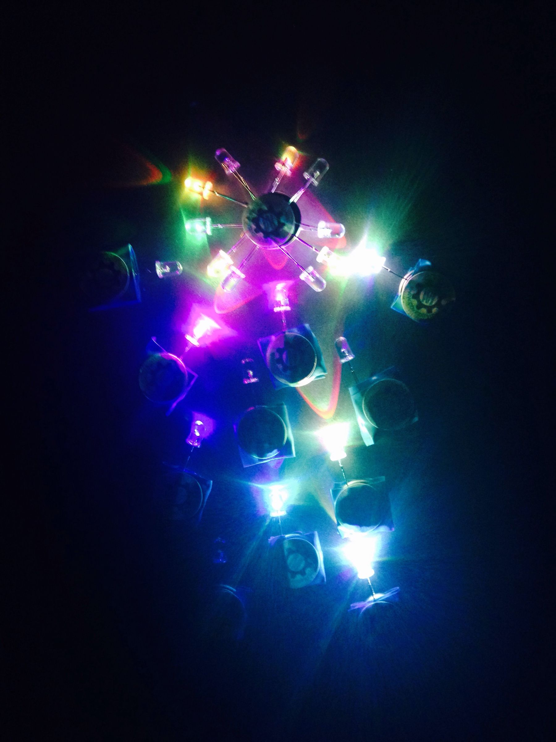 Community Kids' Build: Safer Rainbow LED Throwies : 5 Steps (with ...
