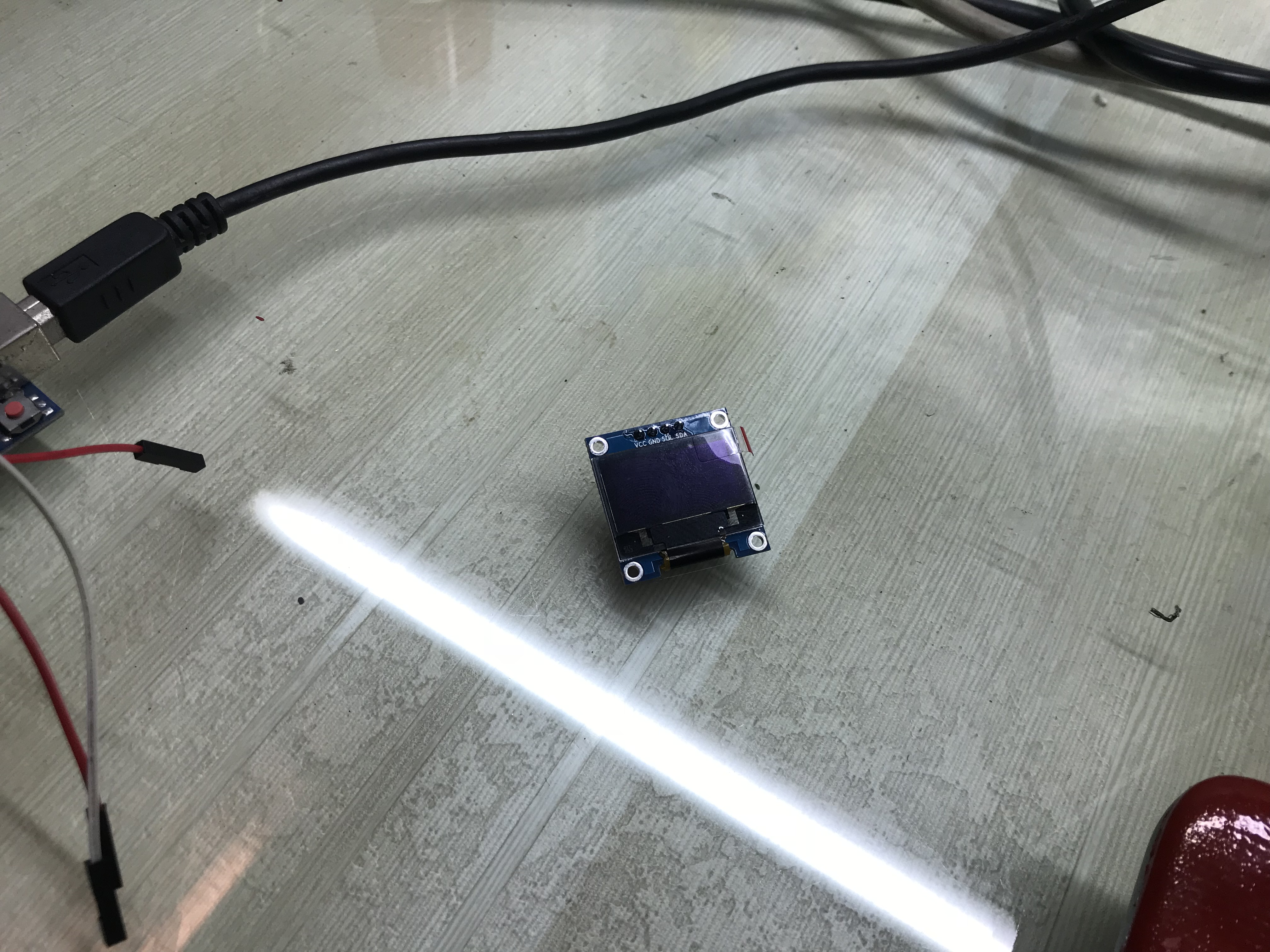 Pedometer Part 1: 128x32 Monochrome Screen and Arduino : 5 Steps ...