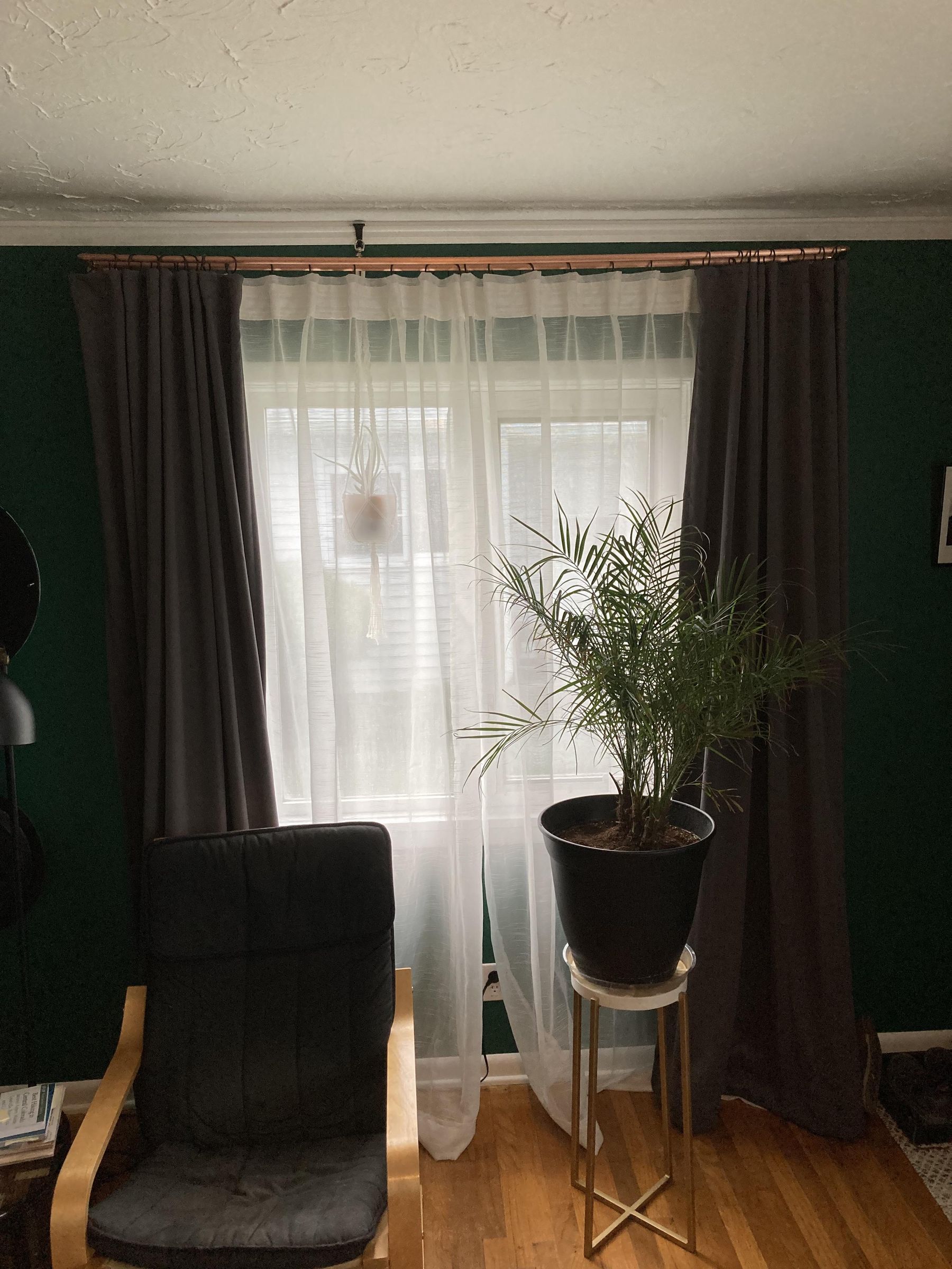 Brushed Copper Curtain Rods From Plumbing Parts : 9 Steps (with ...