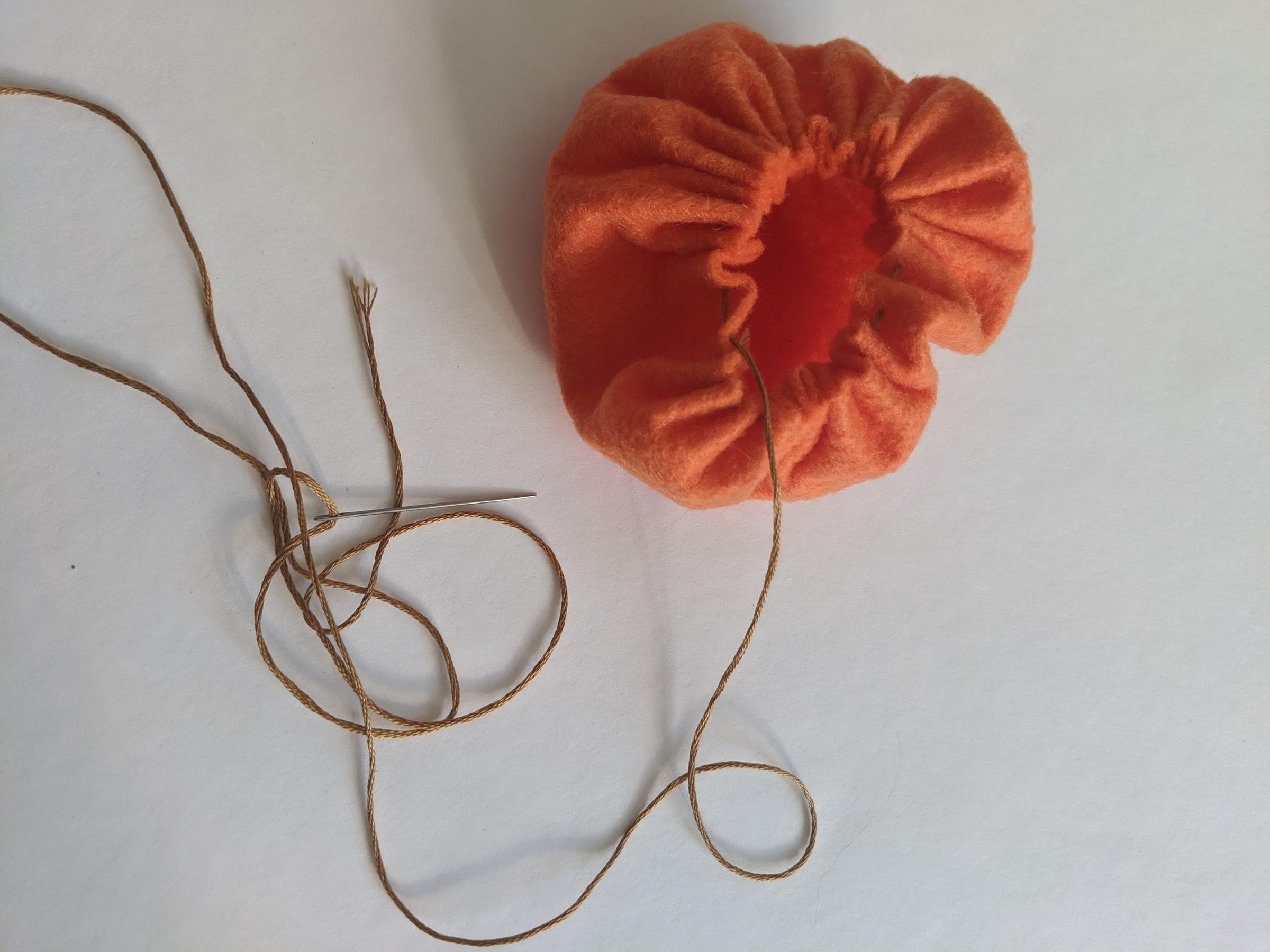 Hand-Sewn Fabric Pumpkin : 4 Steps - Instructables