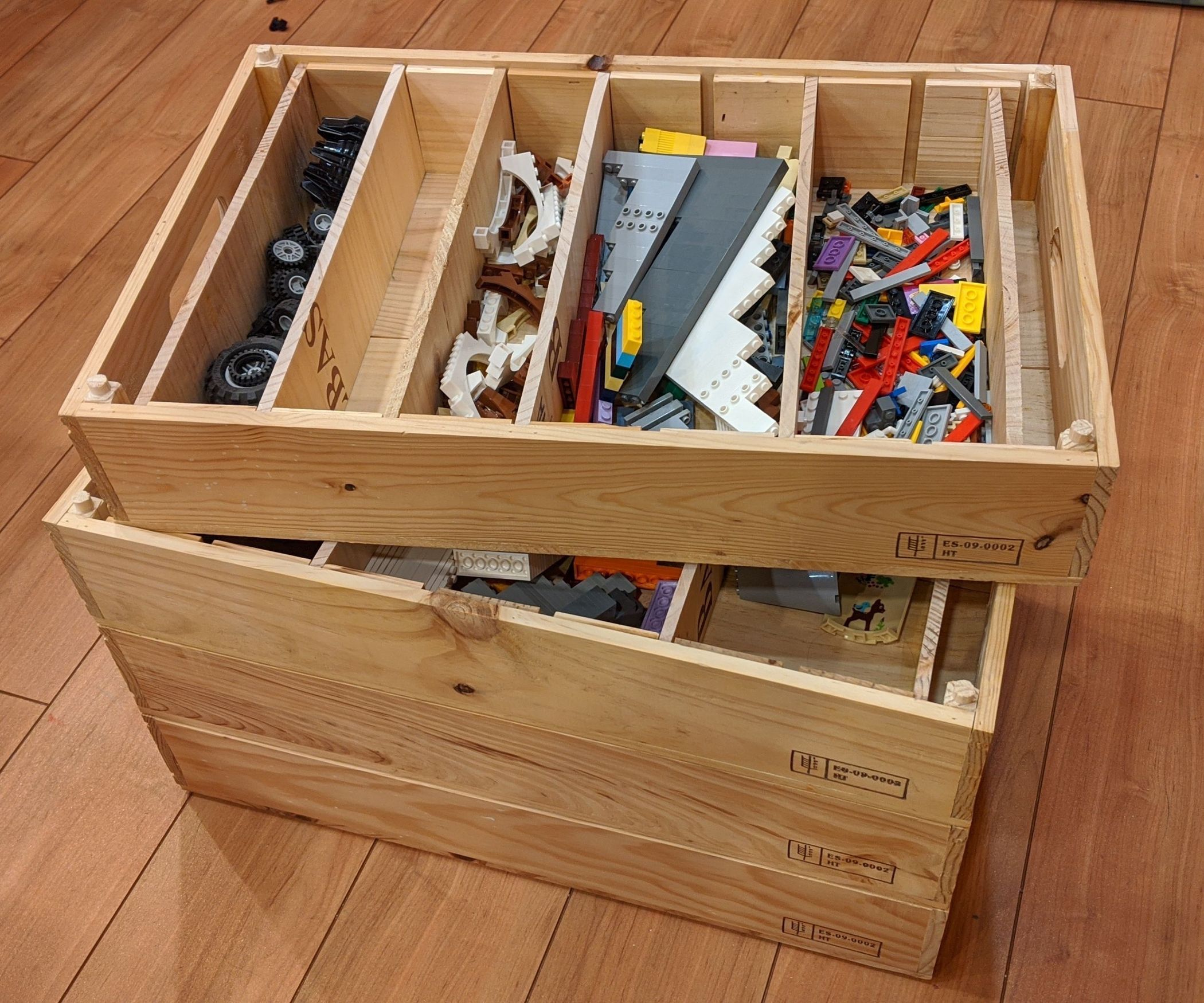From Wine Boxes to Stackable LEGO Storage : 5 Steps (with Pictures ...