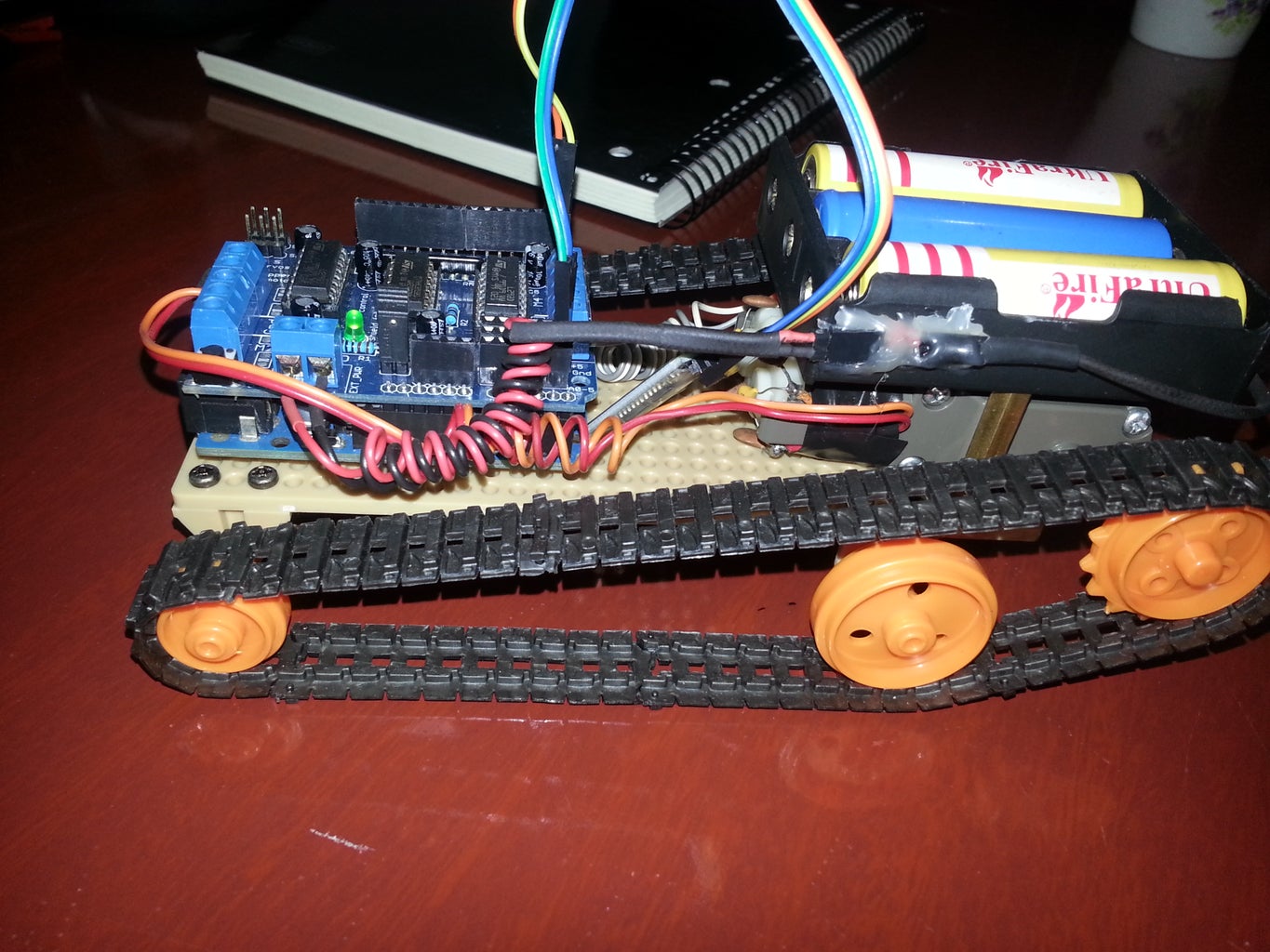 Rover Bot The Arduino Bluetooth Controlled Tank 5 Steps Instructables