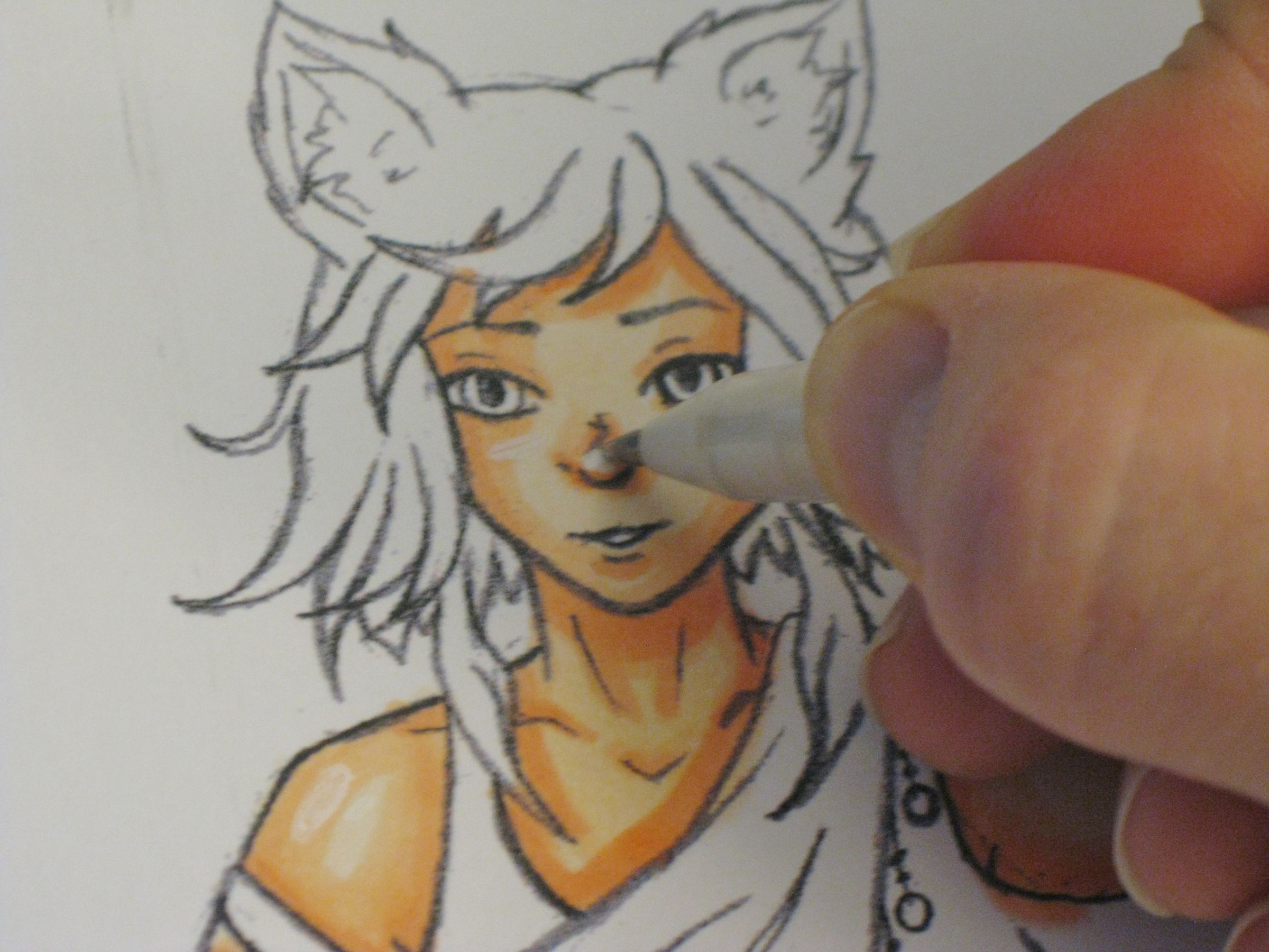 Copic / Marker Coloring and Lining Tutorial : 8 Steps (with Pictures ...