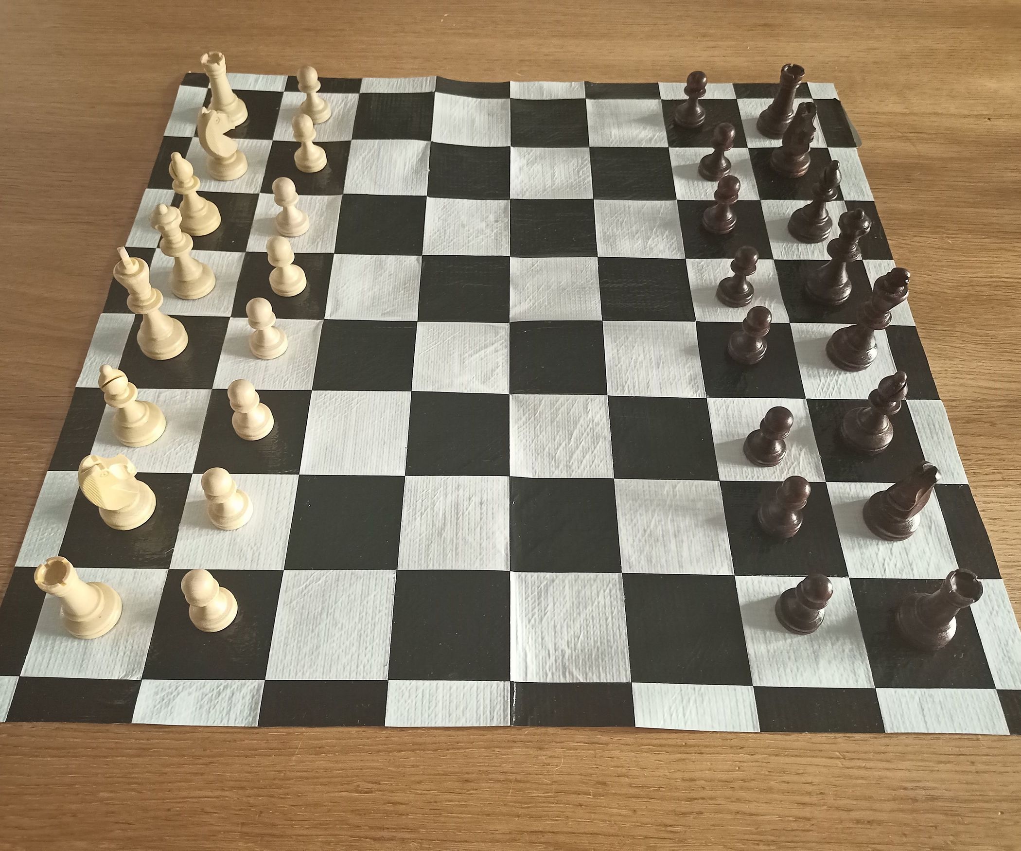 Duct Tape Chess Board Mat : 8 Steps (with Pictures) - Instructables