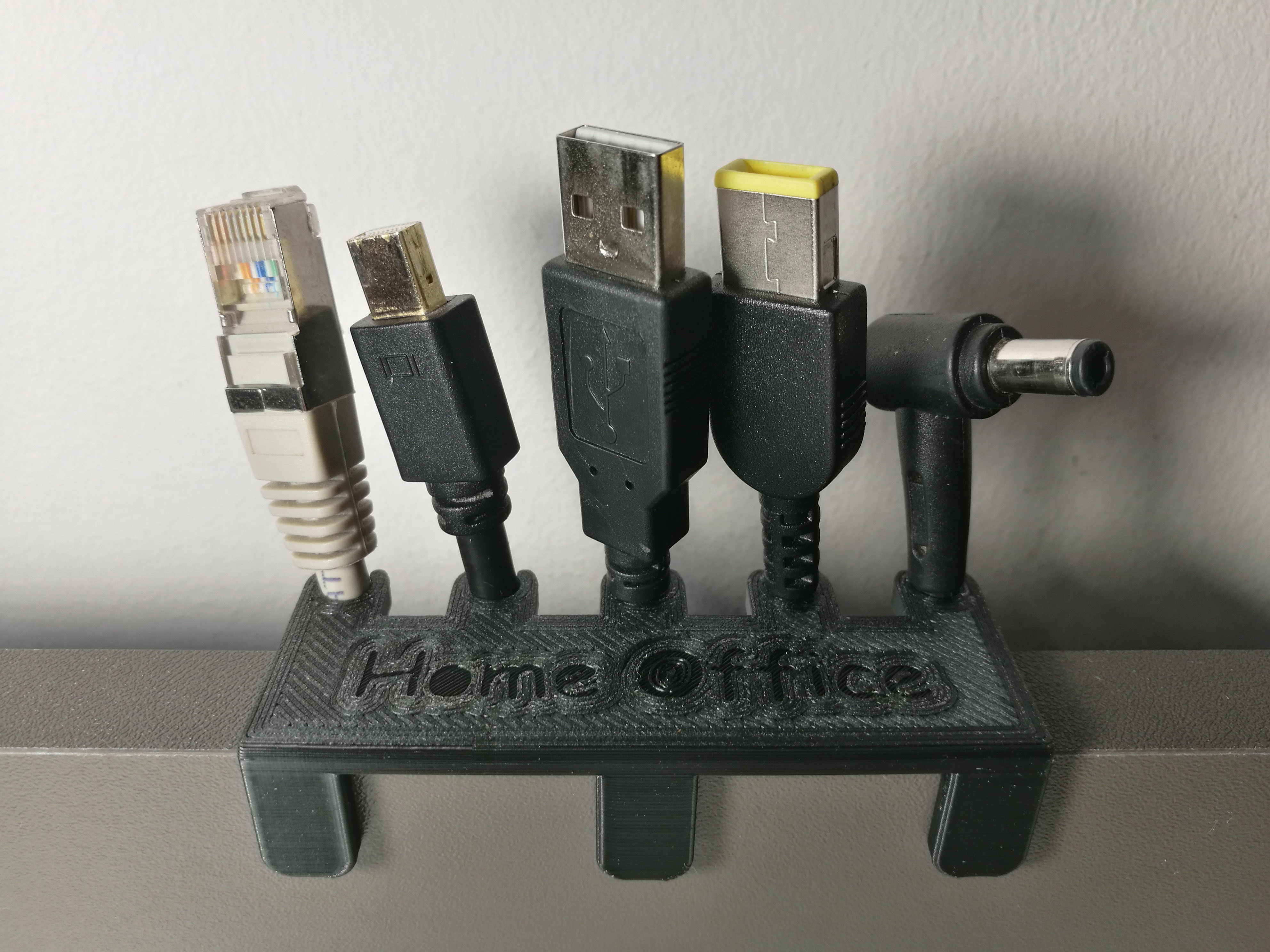 3D Printed Computer Cable Organizer : 7 Steps (with Pictures ...