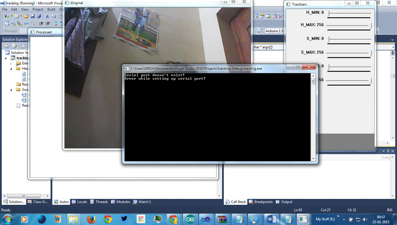 OBJECT DETECTION AND TRACKING USING OPENCV, VISUAL STUDIO C++ 2010 AND ...