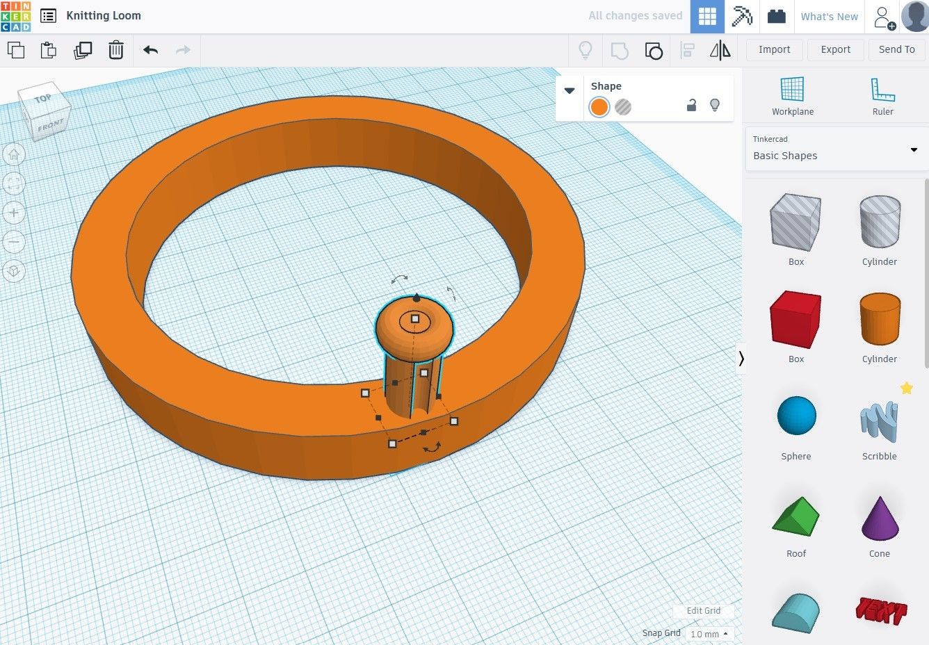 3D-Printed Loom Knit Scarf : 11 Steps (with Pictures) - Instructables