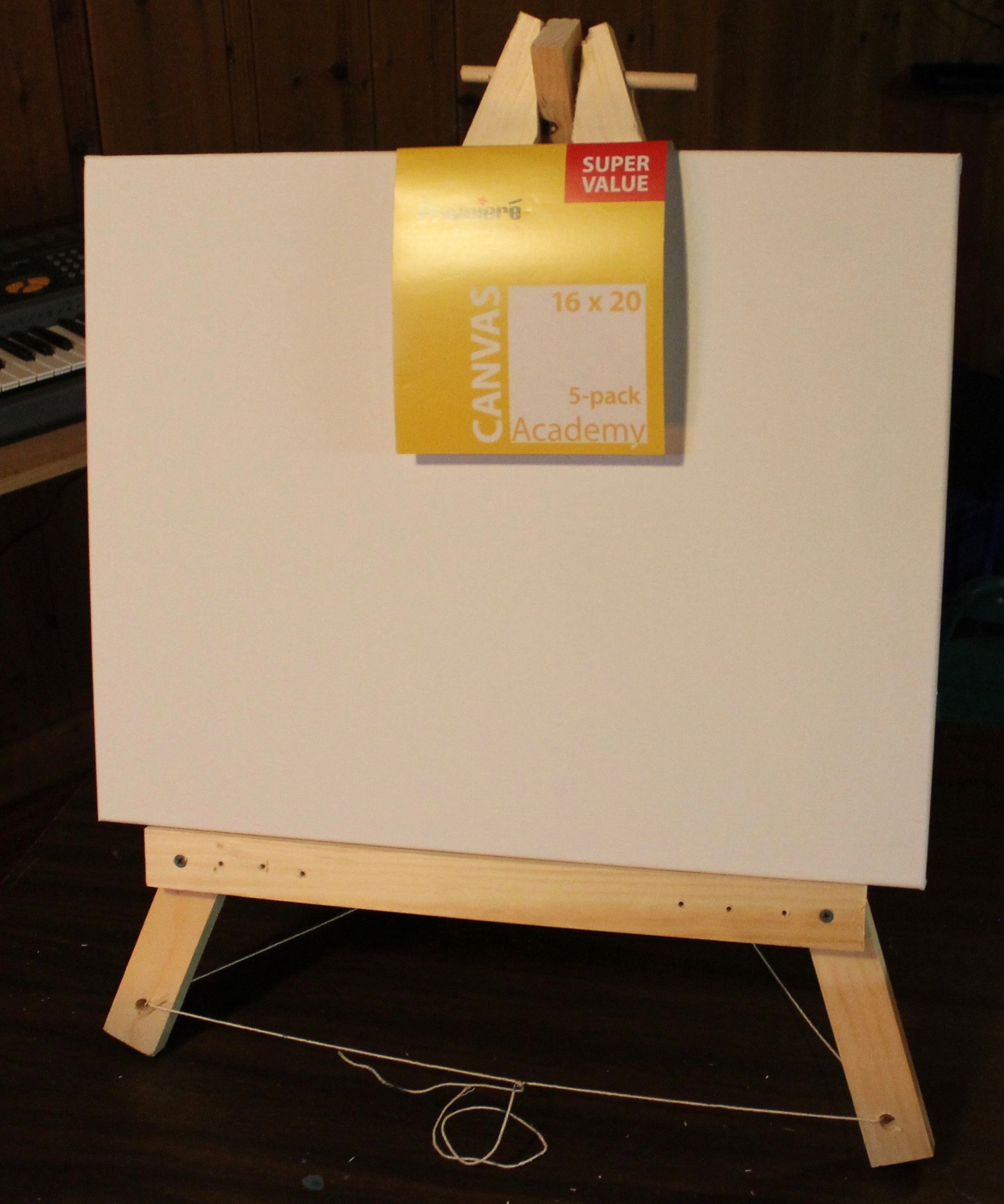 Wood Easel - Simple and Inexpensive : 4 Steps (with Pictures ...