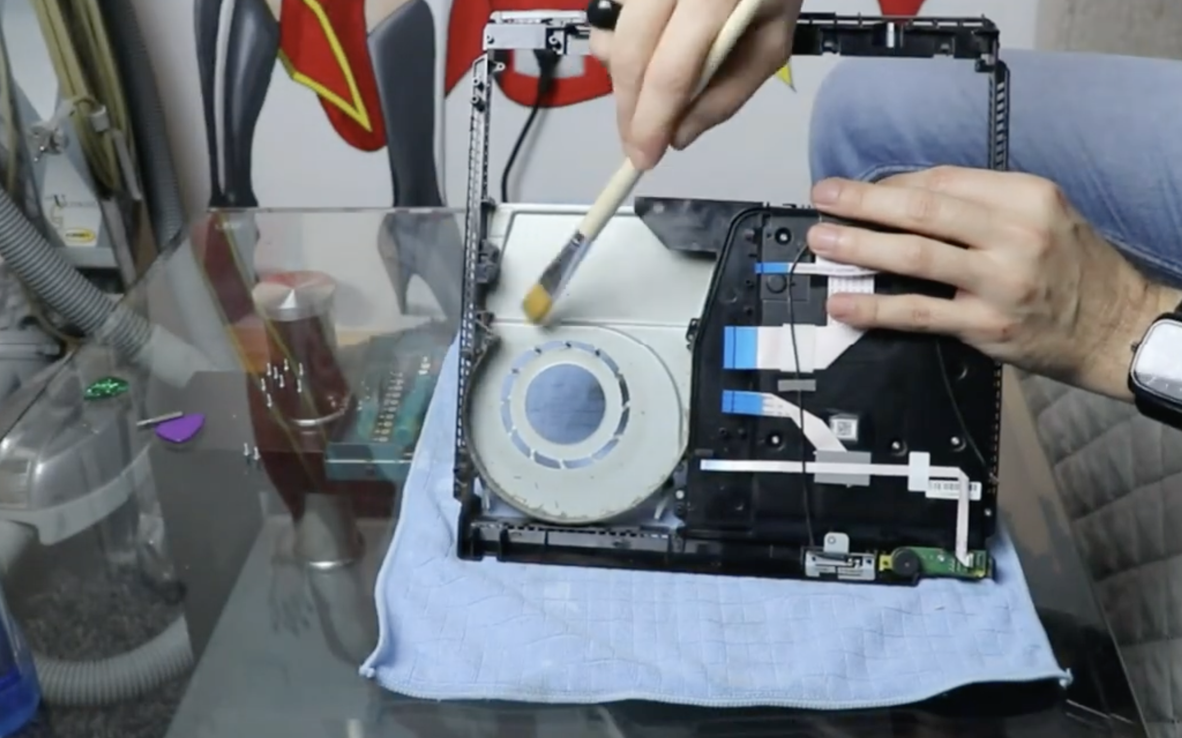 PS4 Slim Cleaning: Fix Loud Fan & Thermal Paste Change : 12 Steps (with ...