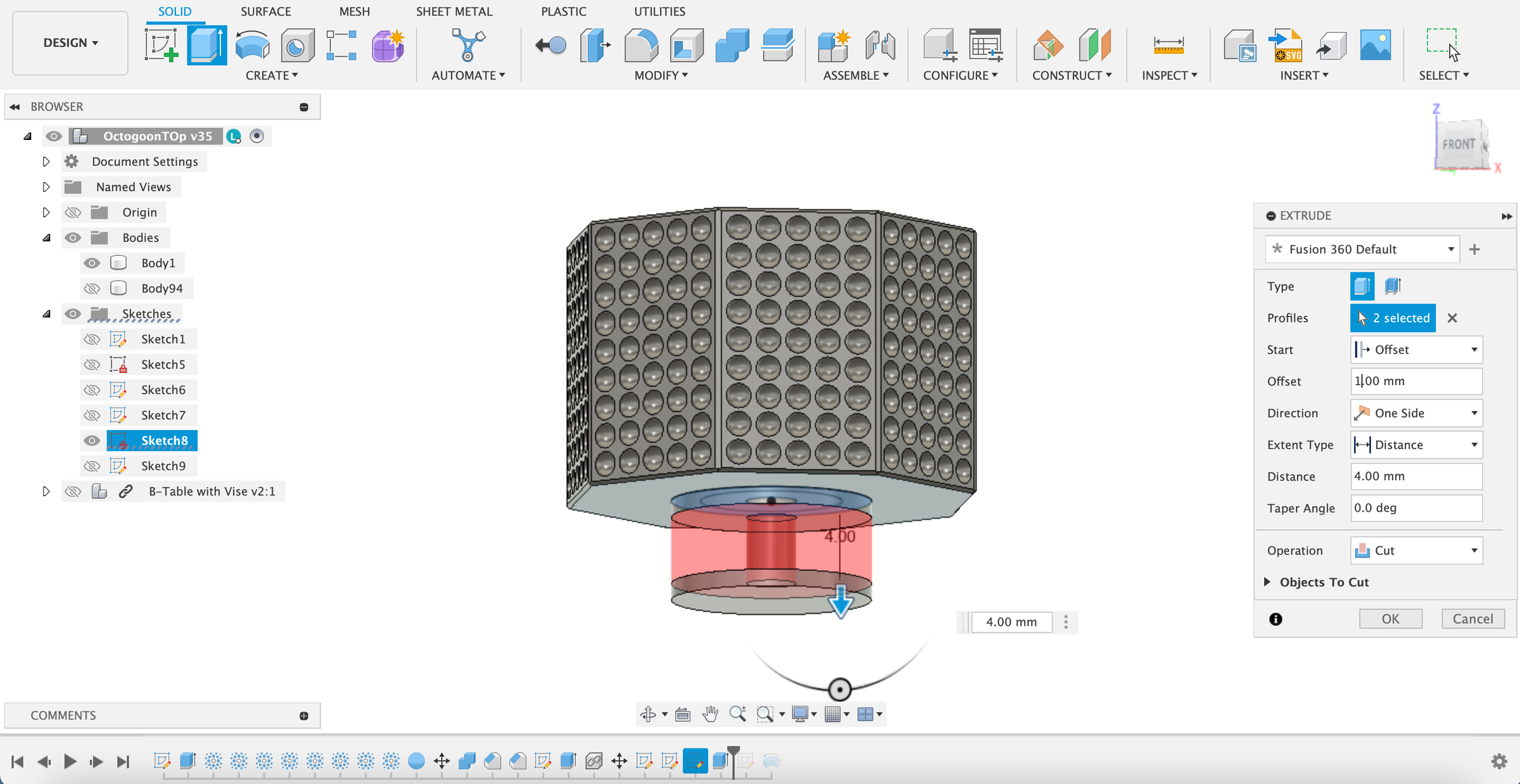 5-Axis CNC Milled Knob Using Fusion 360 Manufacturing : 22 Steps (with ...