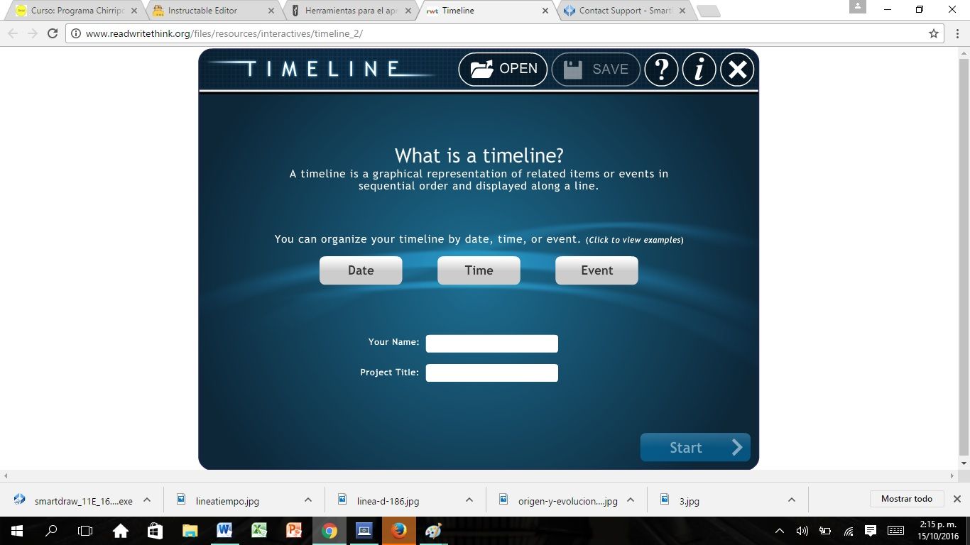 Las Líneas Del Tiempo Como Herramienta Didáctica : 5 Steps - Instructables