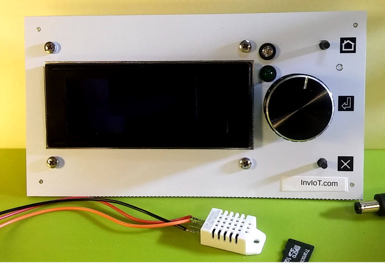 Temperature and Humidity Logger With InvIoT U1 : 3 Steps - Instructables