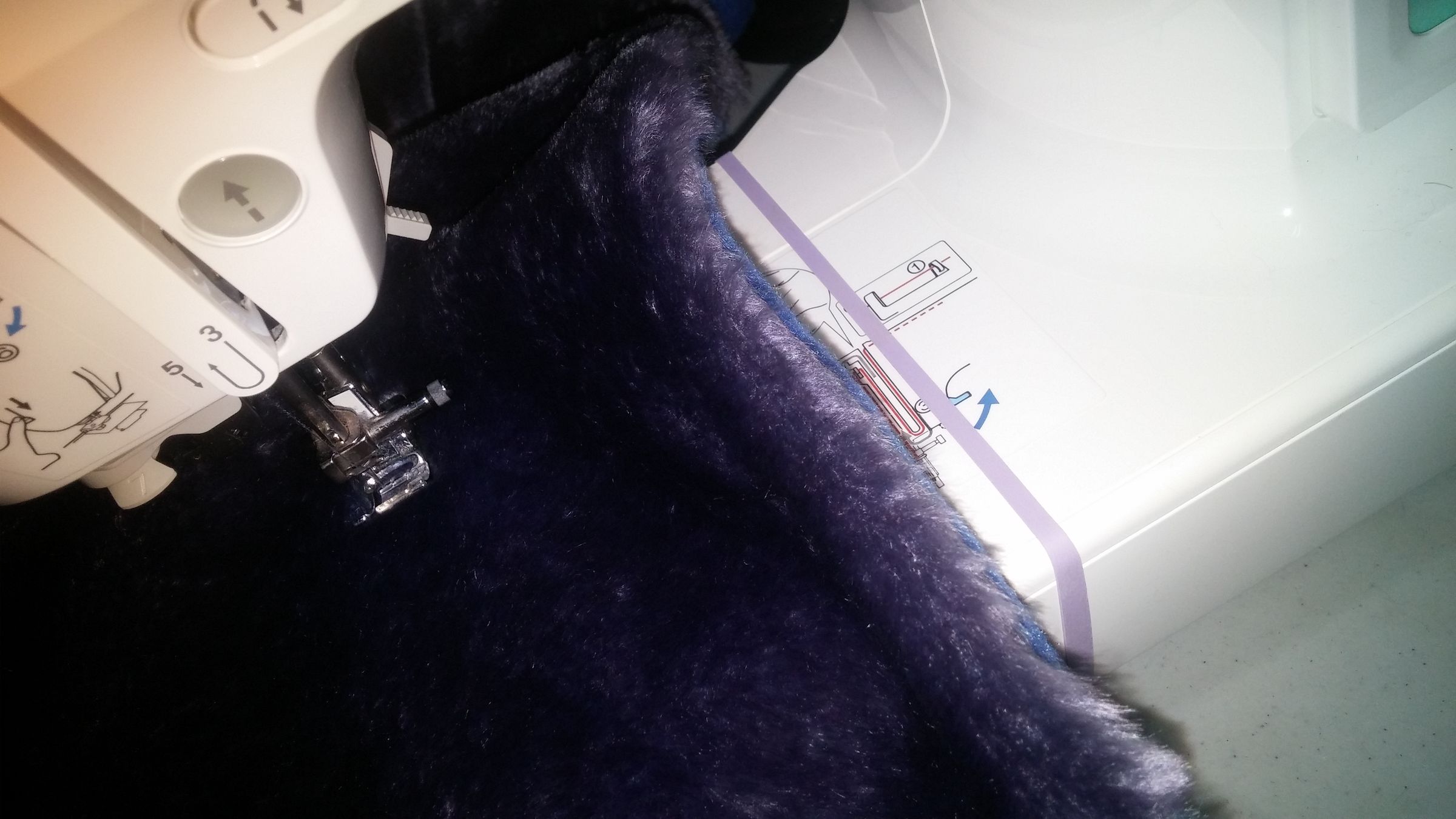 Sew Warm Faux Fur and Fleece Cover : 4 Steps (with Pictures ...