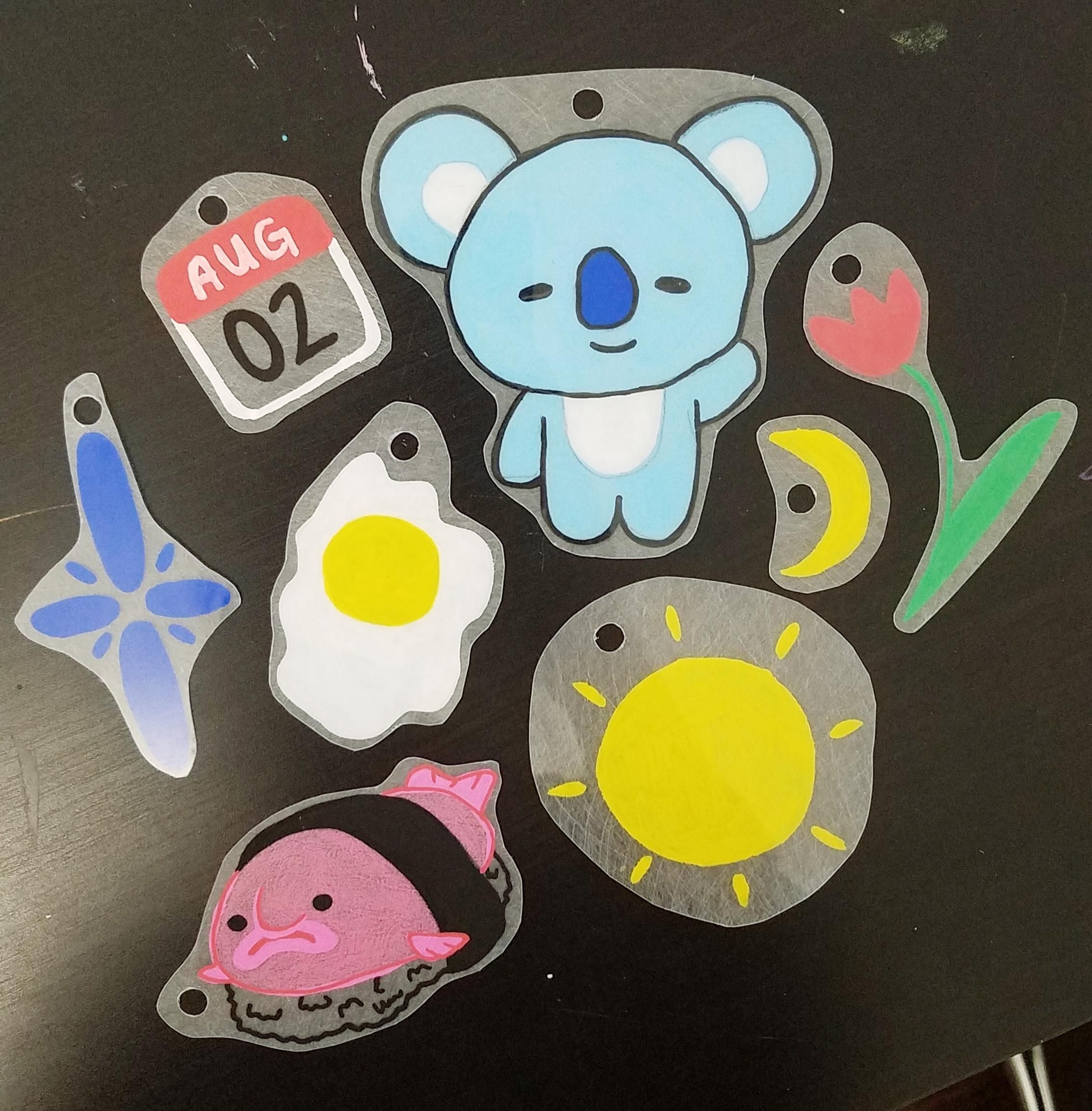 Shrink Plastic Keychains : 5 Steps - Instructables