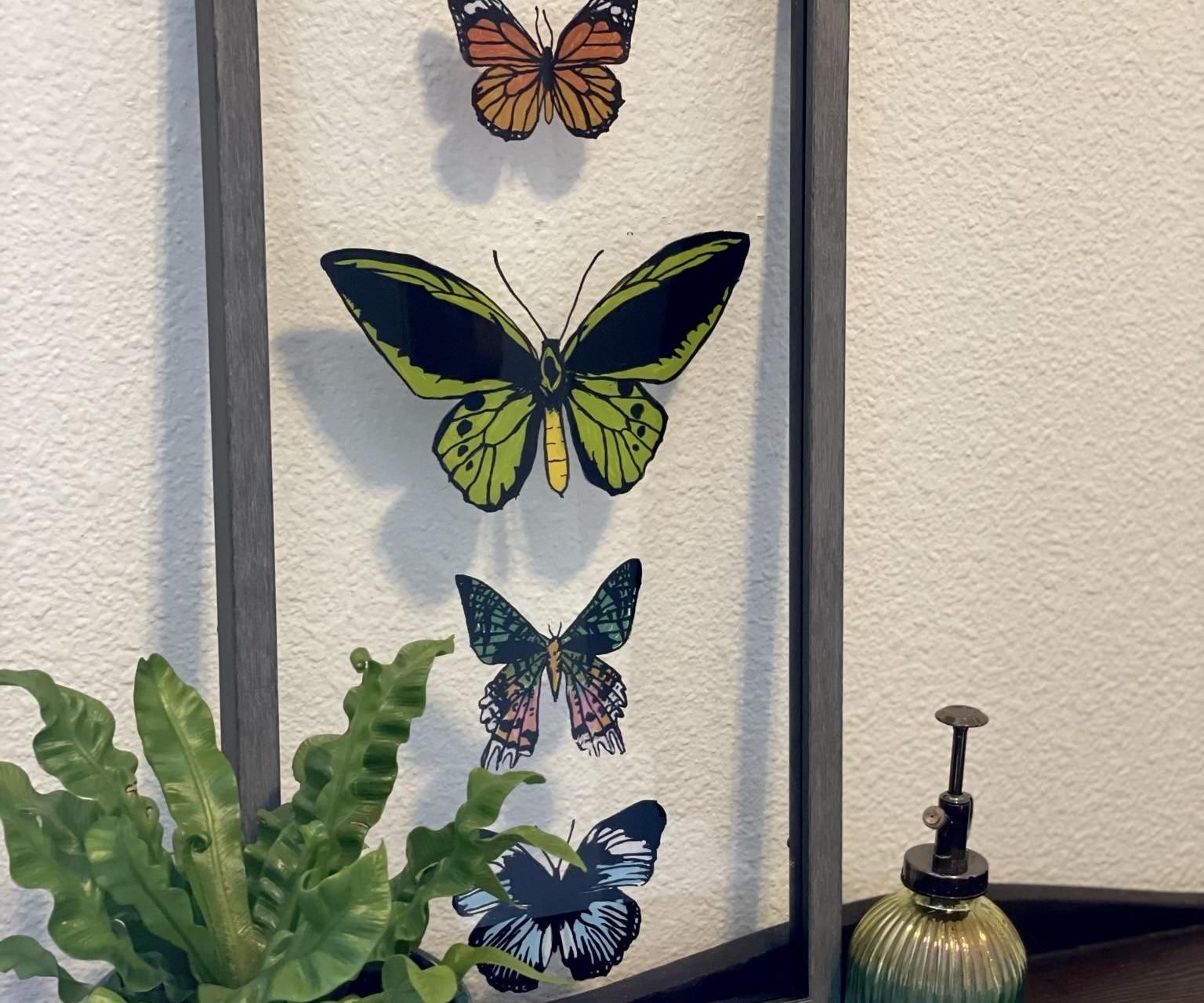 Painted Butterfly Mounts : 6 Steps (with Pictures) - Instructables