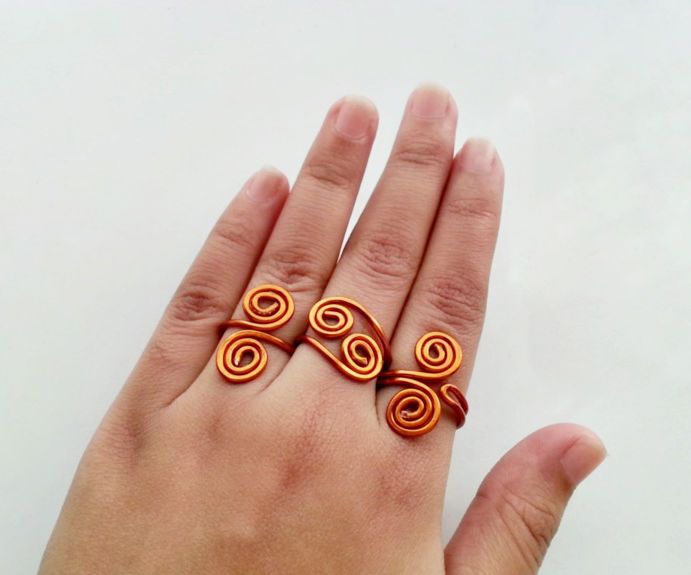DIY Swirly Wire Rings : 4 Steps (with Pictures) - Instructables