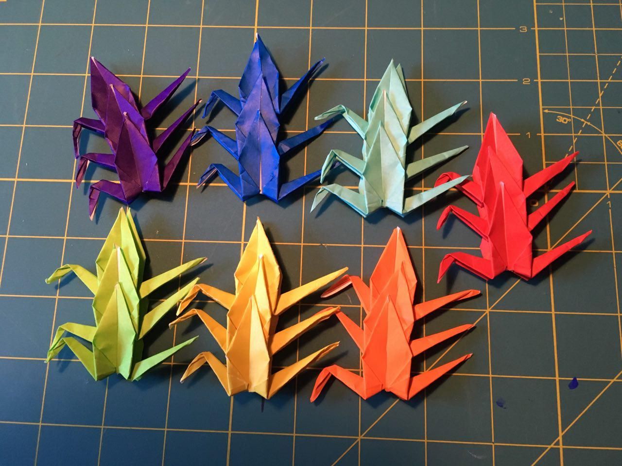 Origami Crane Mobile : 5 Steps (with Pictures) - Instructables