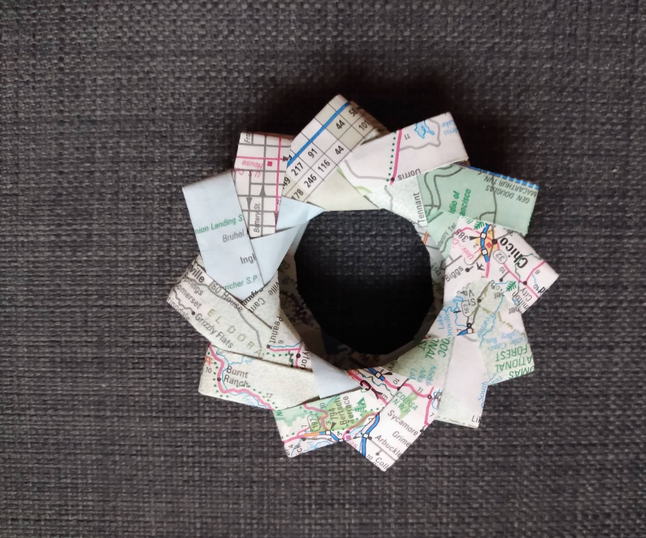 Old Atlas Origami : 12 Steps - Instructables