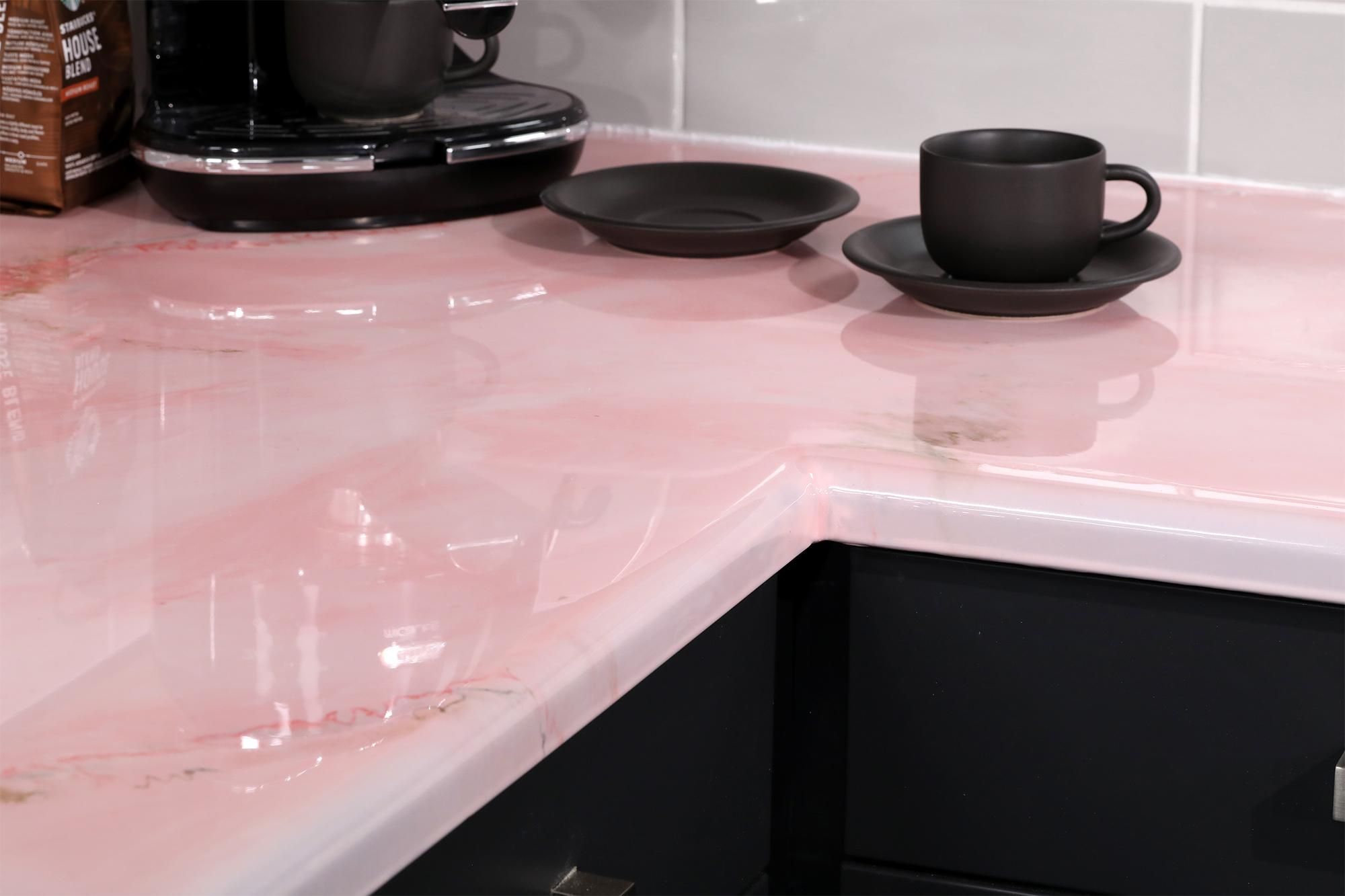 DIY Resin Countertops Using Clear Epoxy Coating Resin and Pigments : 11 ...