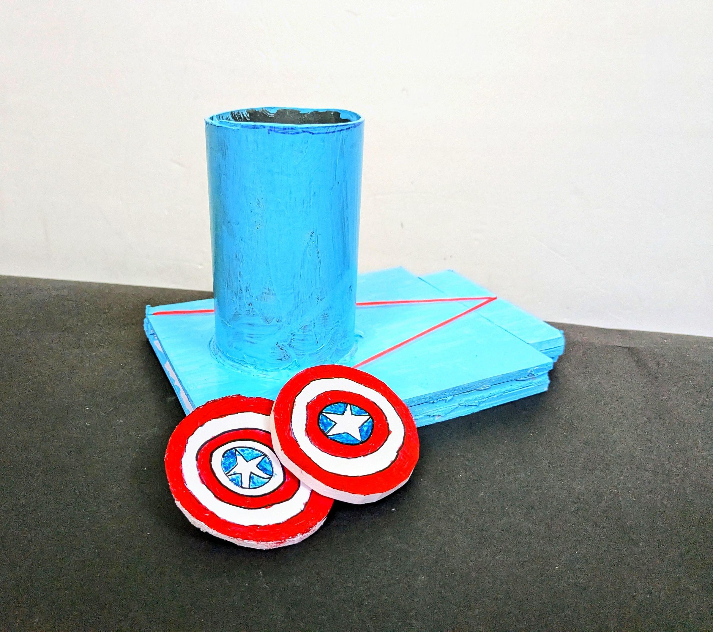 How to Make Captain America Shield Thrower : 9 Steps (with Pictures ...