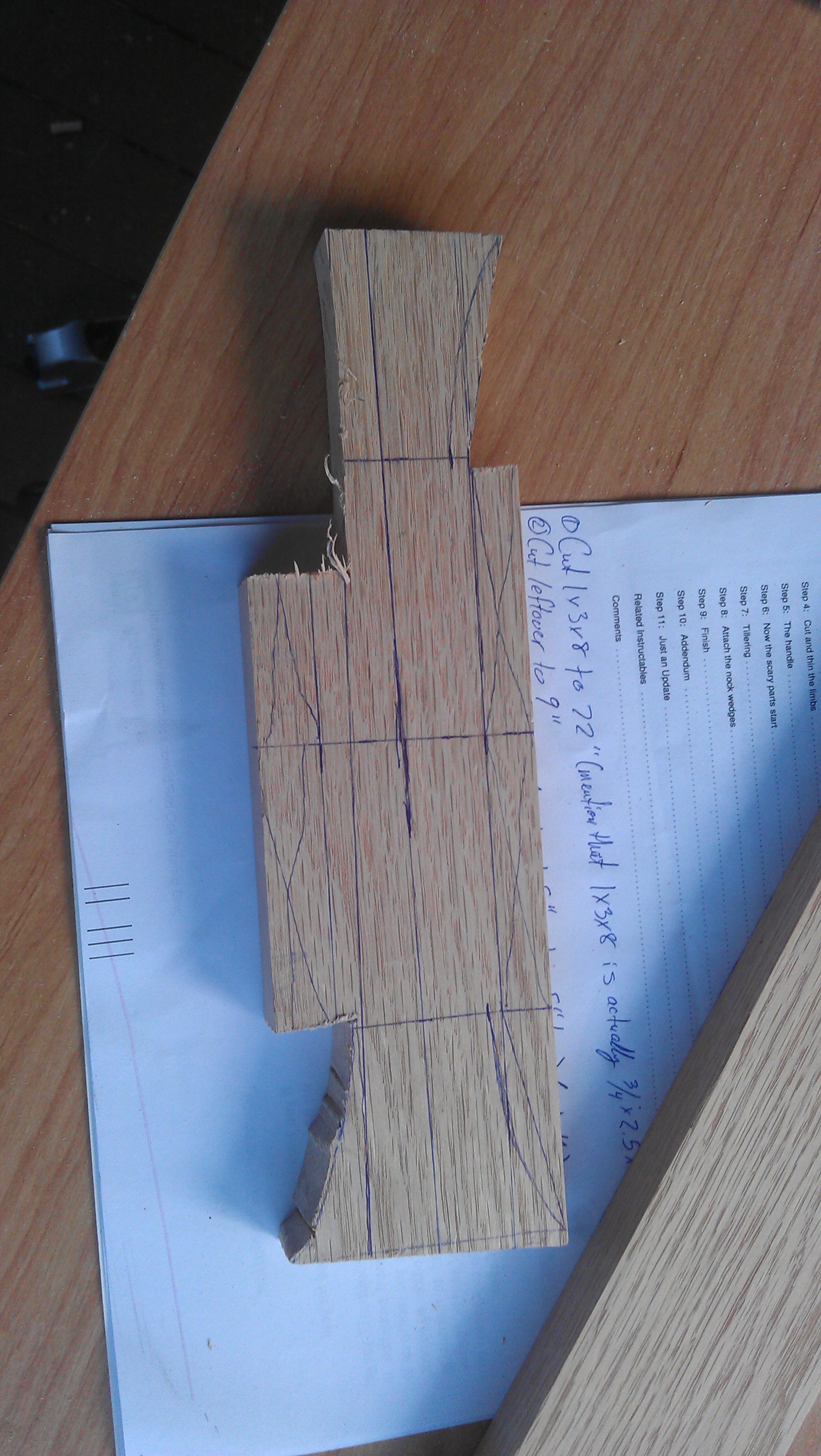 How to Make a Layered Oak Bow (or How NOT to Make a Pyramid Bow) : 6 ...