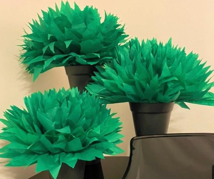 Easy! Inexpensive! Paper! Plant Decorations! : 7 Steps (with Pictures ...