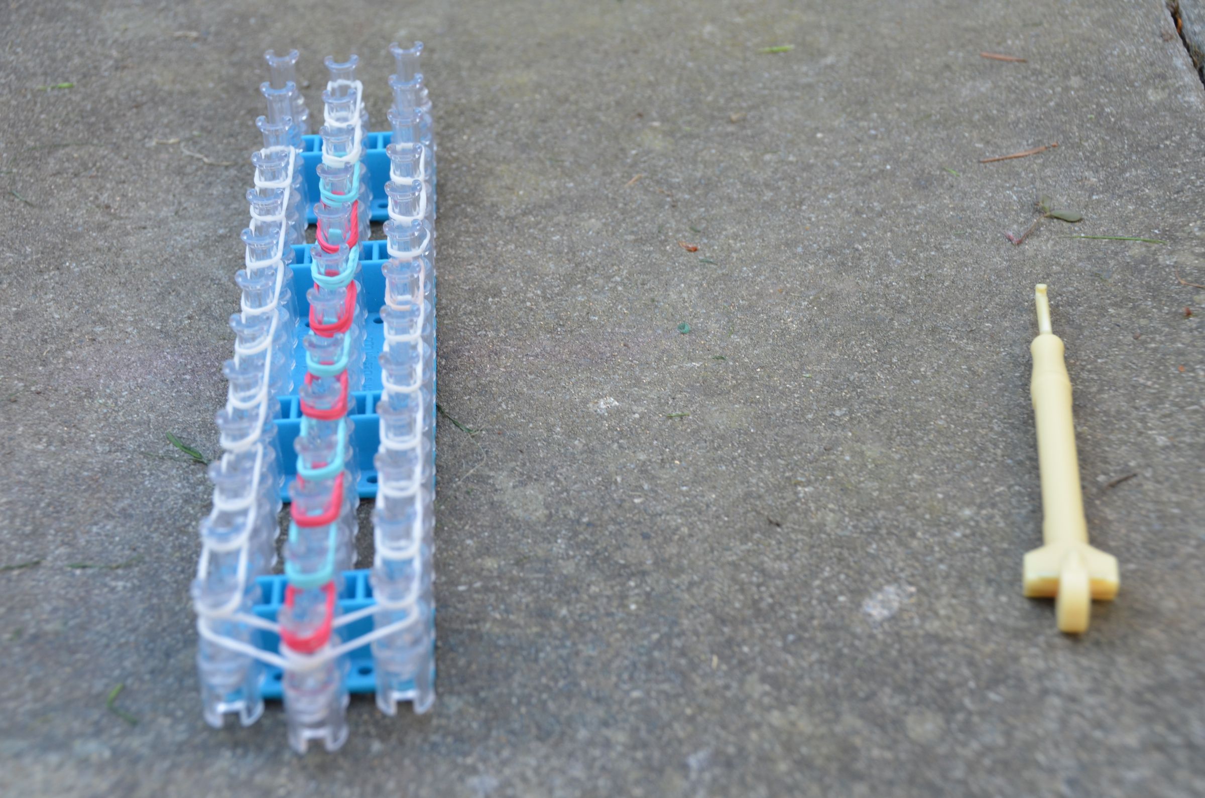 Starburst Rainbow Loom Setup