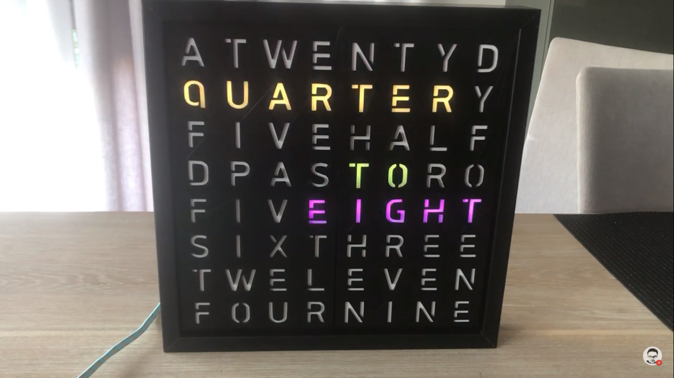 How to Make Arduino Word Clock (detailed Code Explanation) : 12 Steps ...