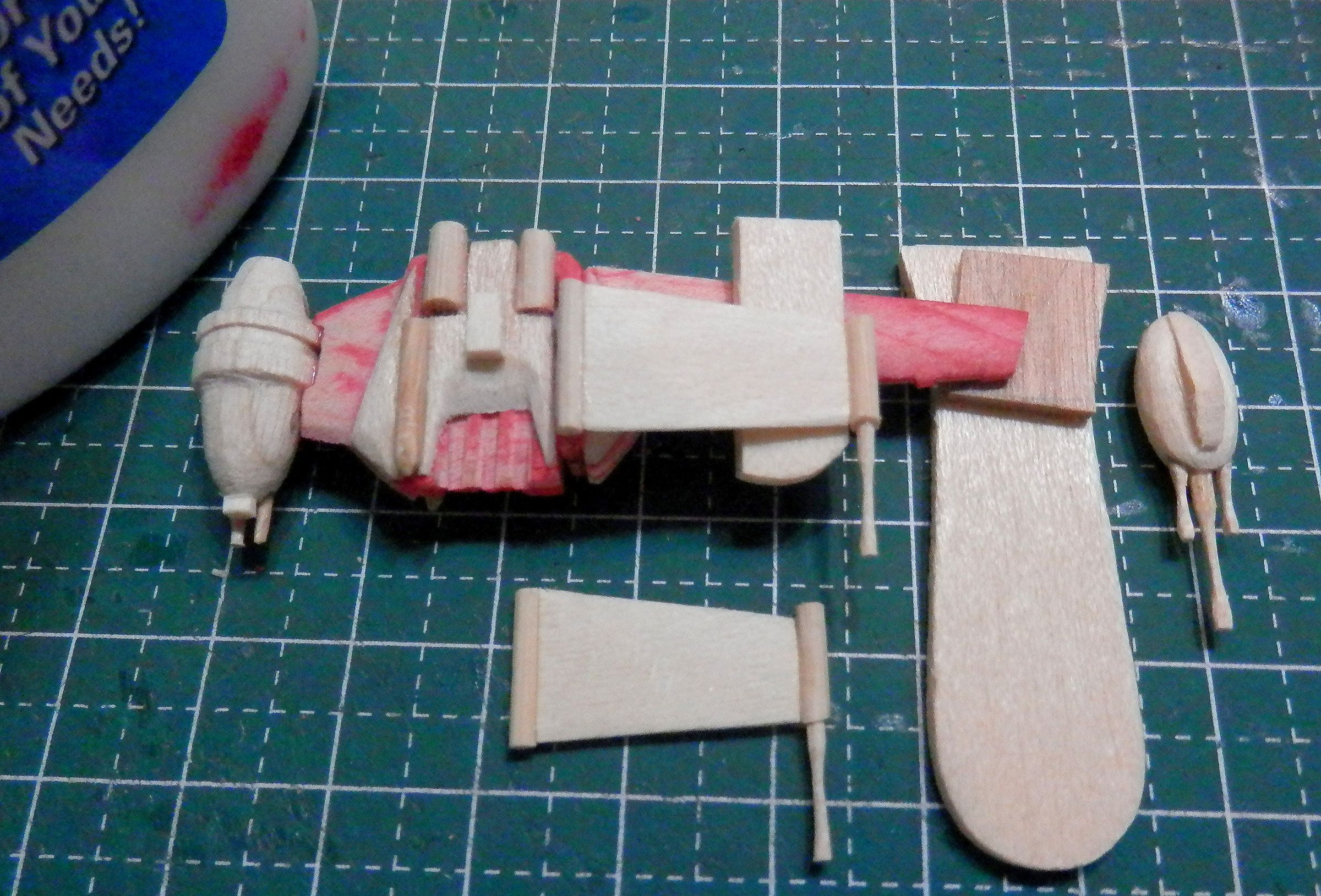 Mini B-Wing Popsicle Stick Model : 8 Steps (with Pictures) - Instructables