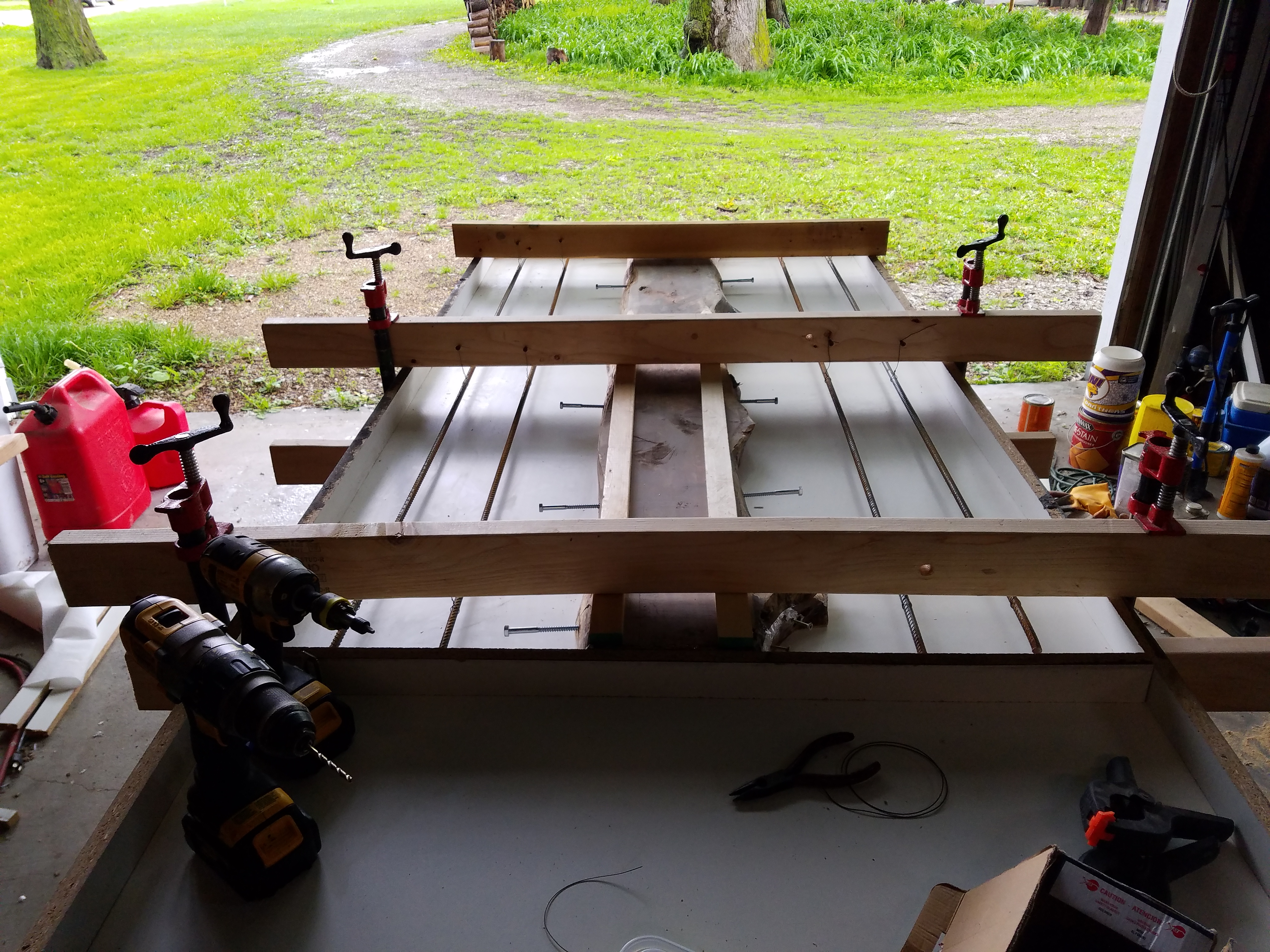 Concrete and Wood Slab Table : 6 Steps (with Pictures) - Instructables