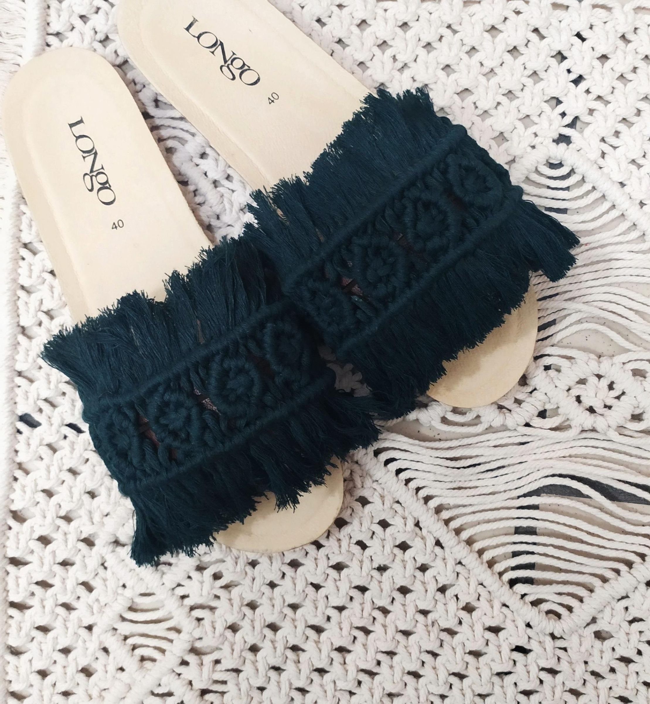 How to Make Bohemian Macrame Slippers From Scratch : 7 Steps (with ...