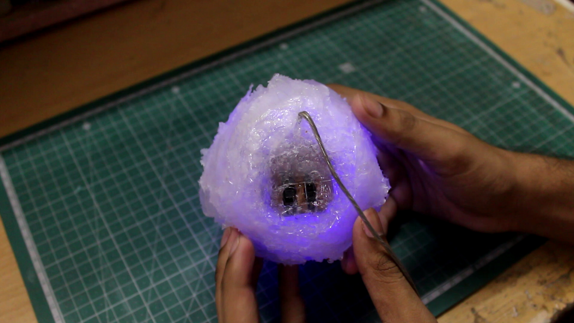 DIY Blue Fireball Using Hot Glue : 11 Steps (with Pictures) - Instructables