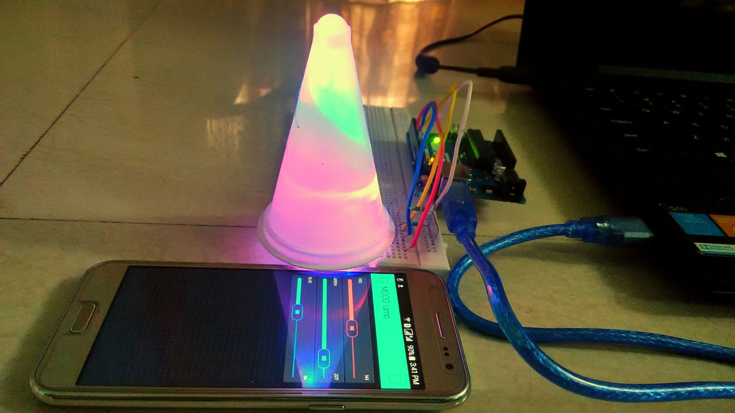 Wireless MOOD Light With Arduino & BLYNK App : 6 Steps (with Pictures) - Instructables