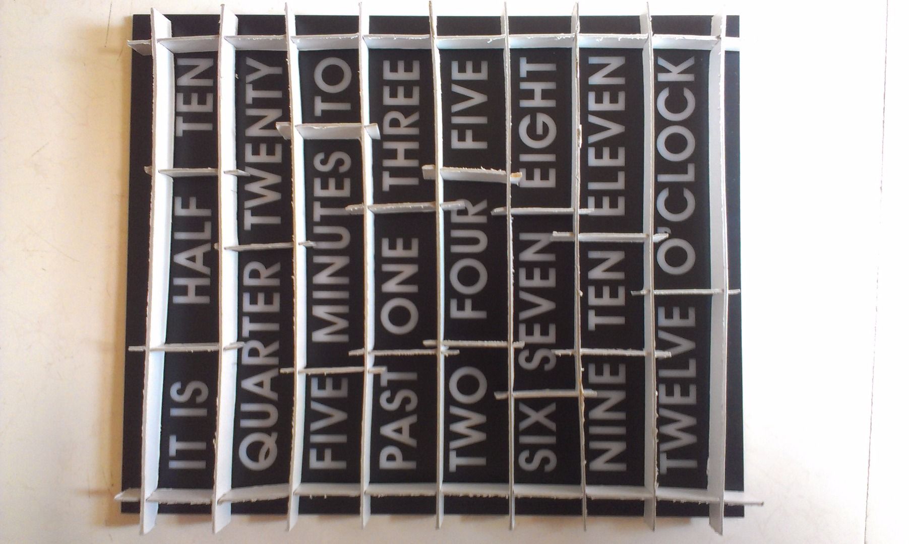 Simple Word Clock (arduino) : 6 Steps (with Pictures) - Instructables