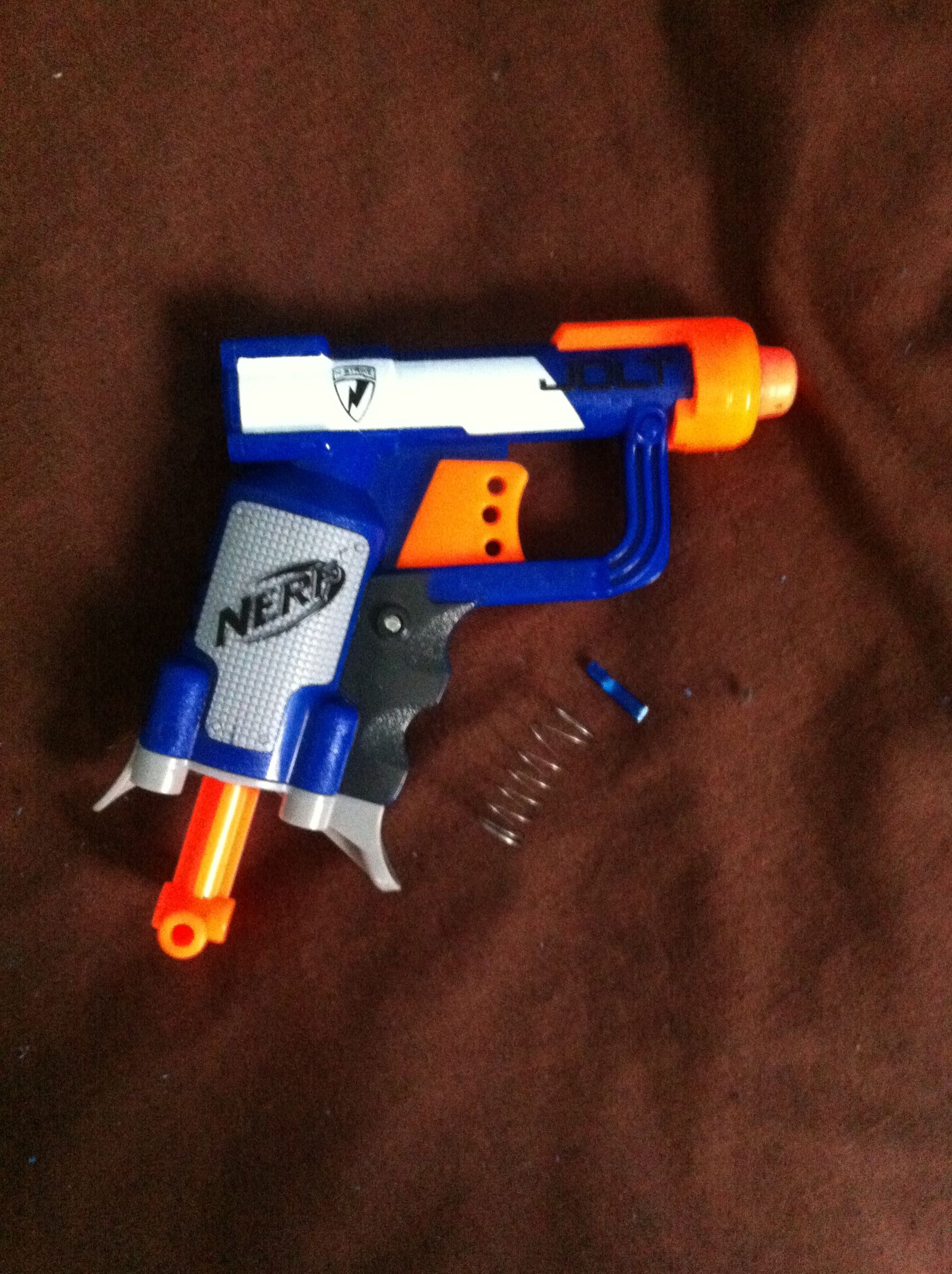 How to Remove the Air Restrictor in a Nerf Jolt : 5 Steps - Instructables
