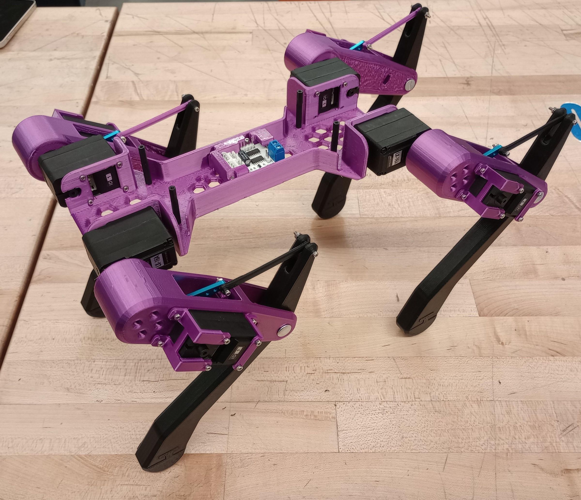 DogBot V2: Make Your Own Quadruped Robot From Scratch : 7 Steps (with ...