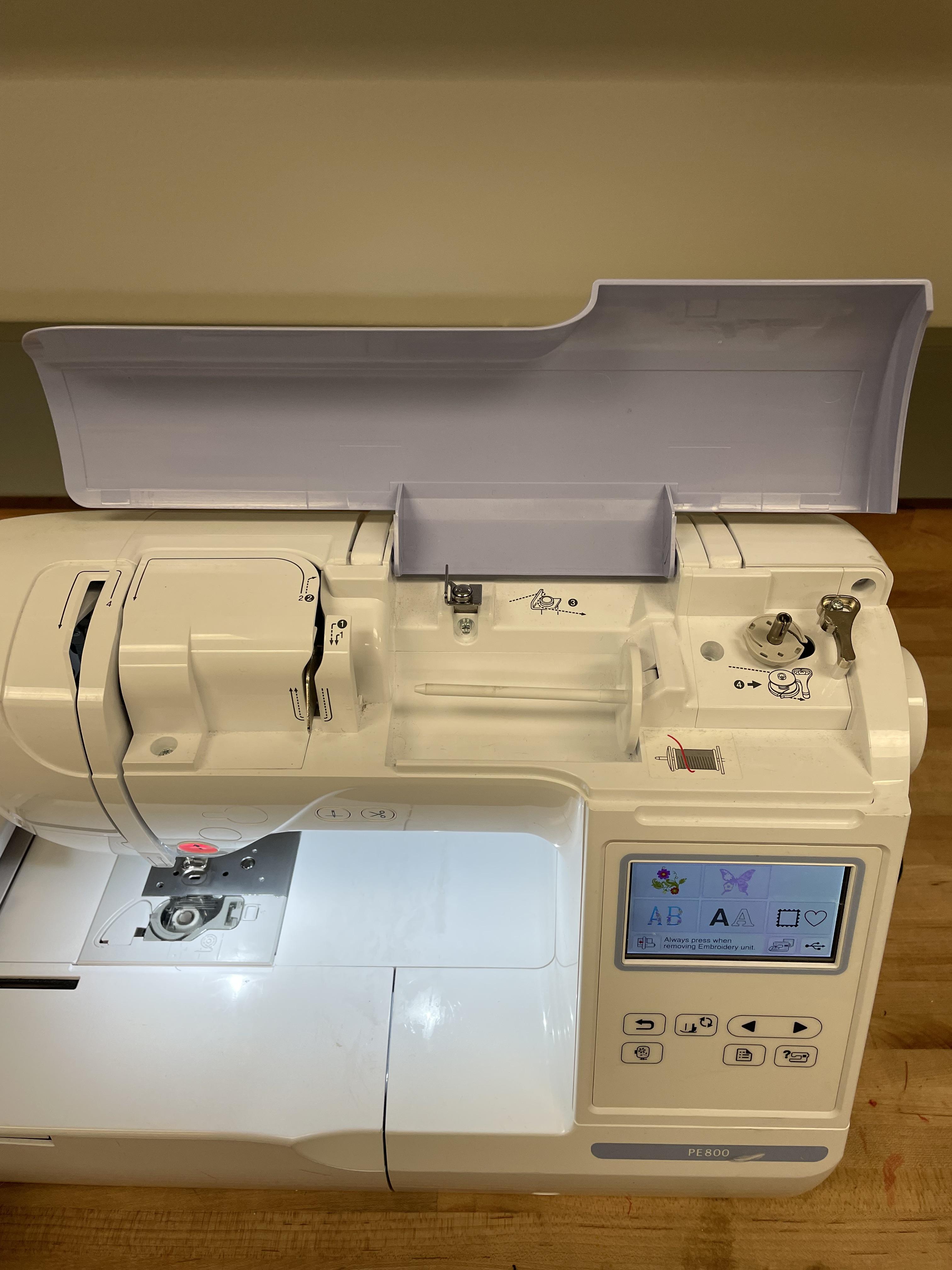 Getting Started With the Brother PE800 Embroidery Machine : 8 Steps ...