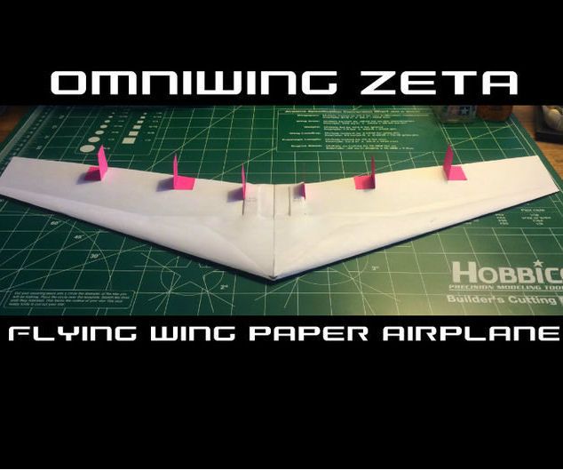 How to Make the Omniwing Zeta Paper Airplane : 17 Steps (with Pictures ...