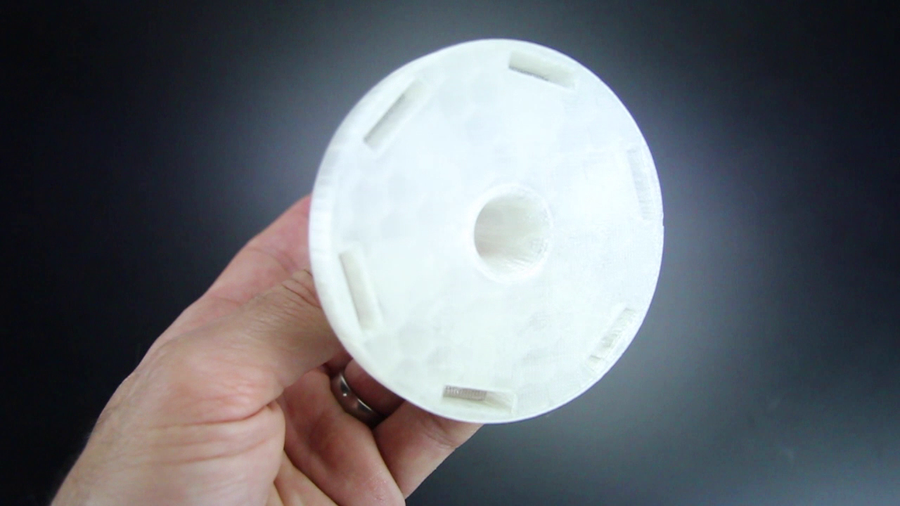 Universal Stand-alone Filament Spool Holder (Fully 3D-printable) : 11 ...