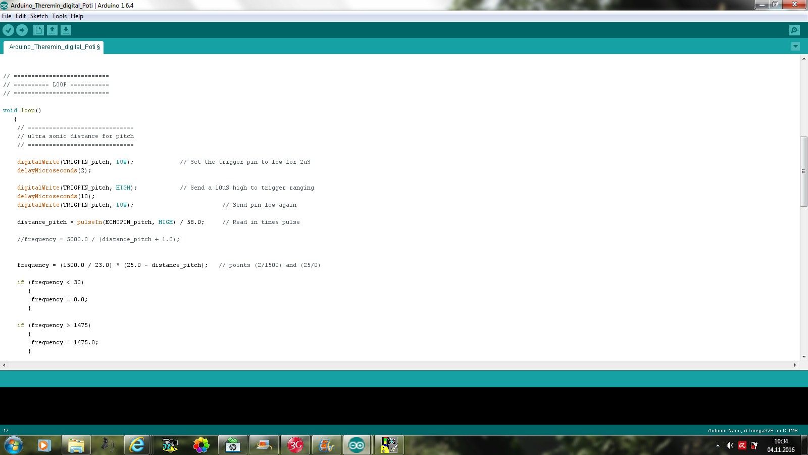 Arduino Theremin With Variable Pitch and Volume : 3 Steps (with ...
