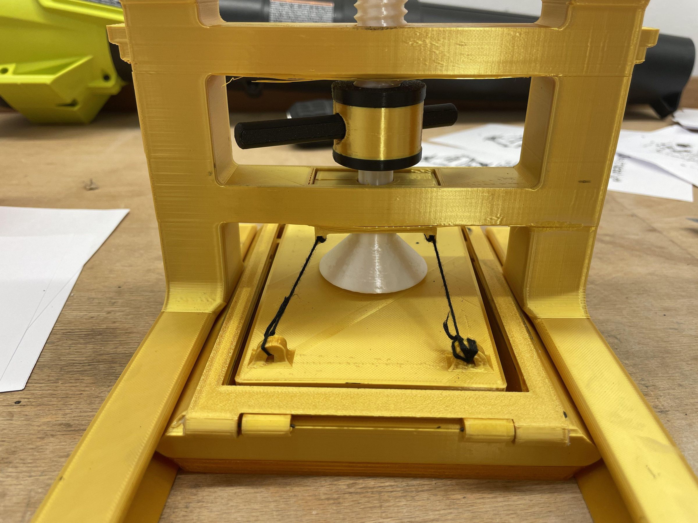 Gutenberg Printing Press Printed on a 3D Printer : 40 Steps (with ...